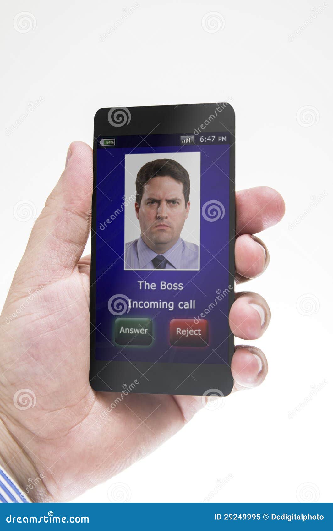 Boss calls after hours stock image. Image of technology - 29249995