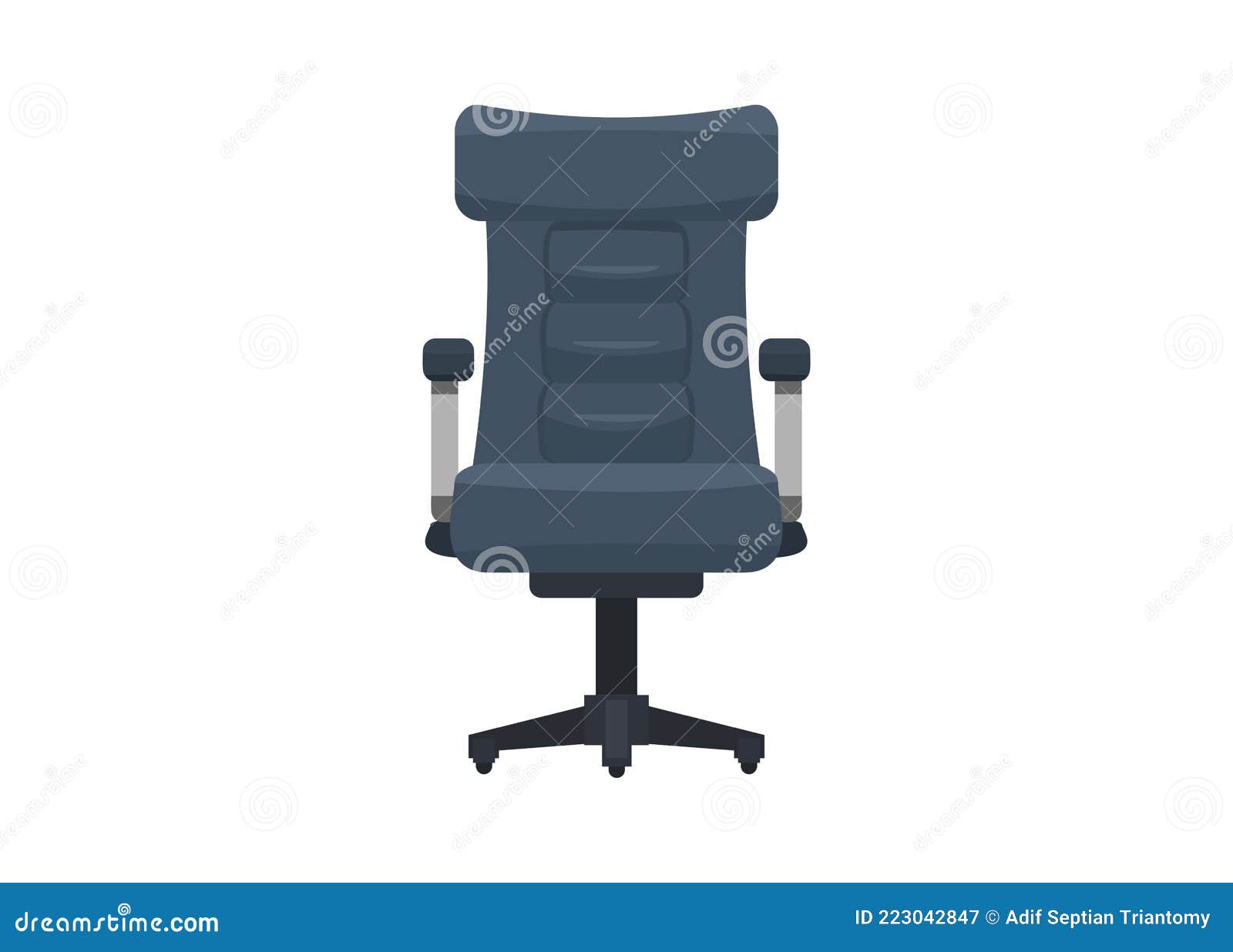 Boss Chair. Simple Flat Illustration. Stock Vector - Illustration of ...