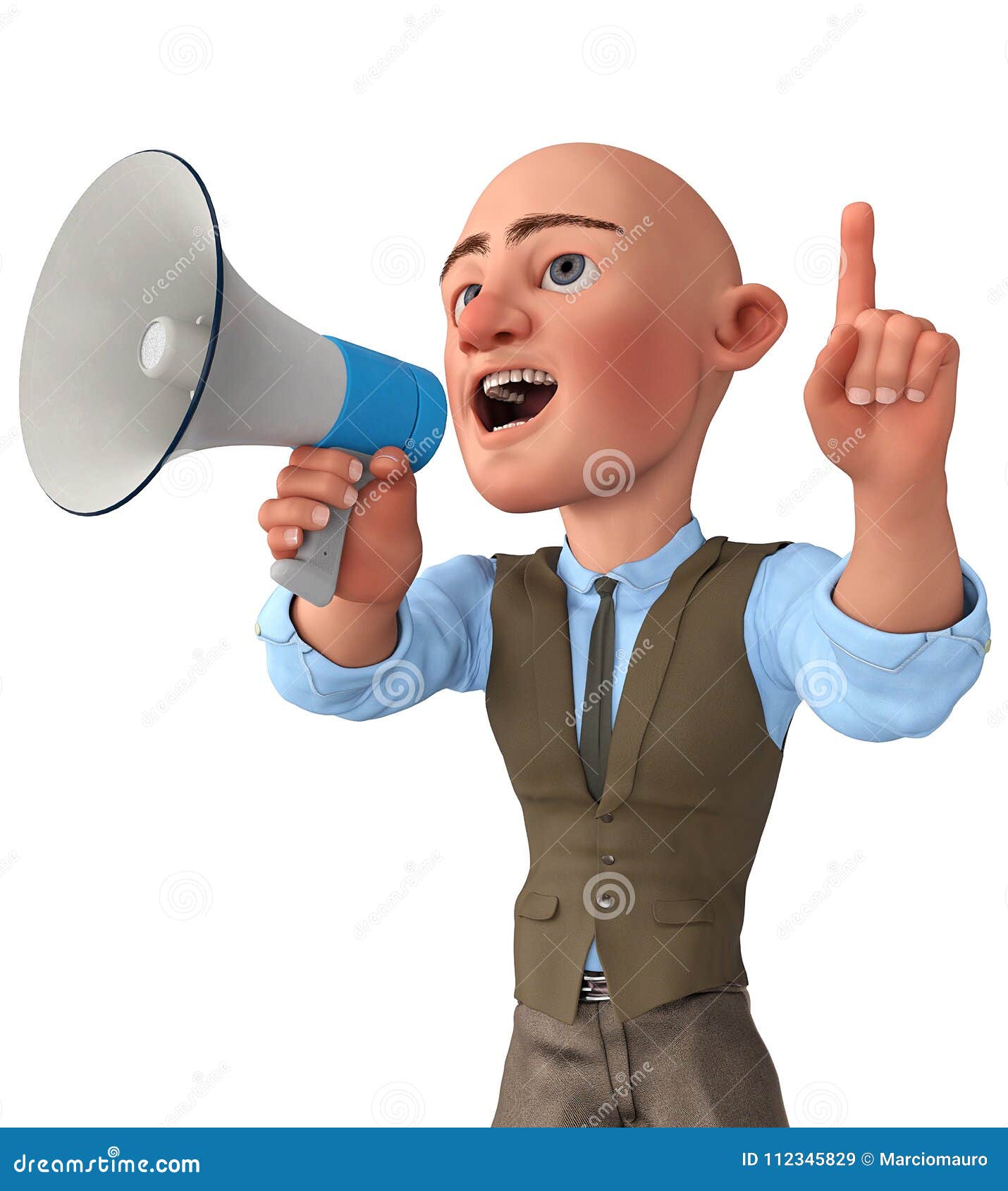 Boss come on give a hug stock illustration. Illustration of confidence ...