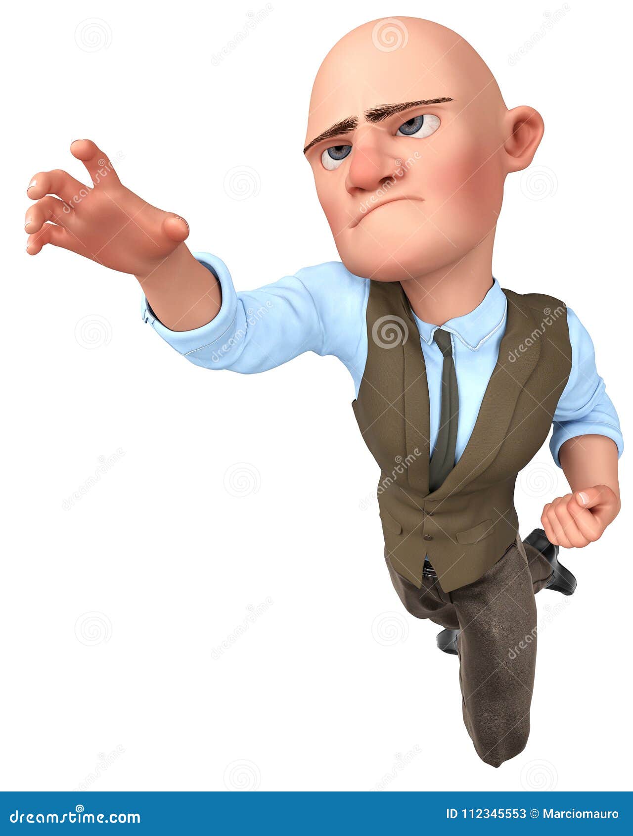 Boss come on give a hug stock illustration. Illustration of game ...