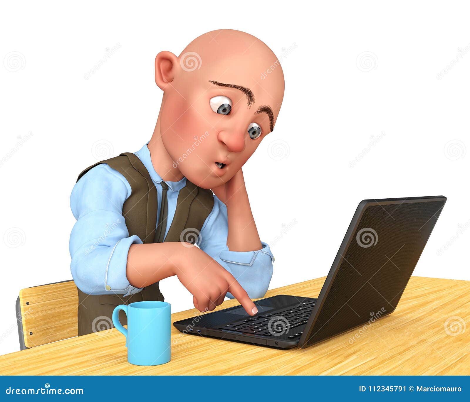 Boss come on give a hug stock illustration. Illustration of confidence ...