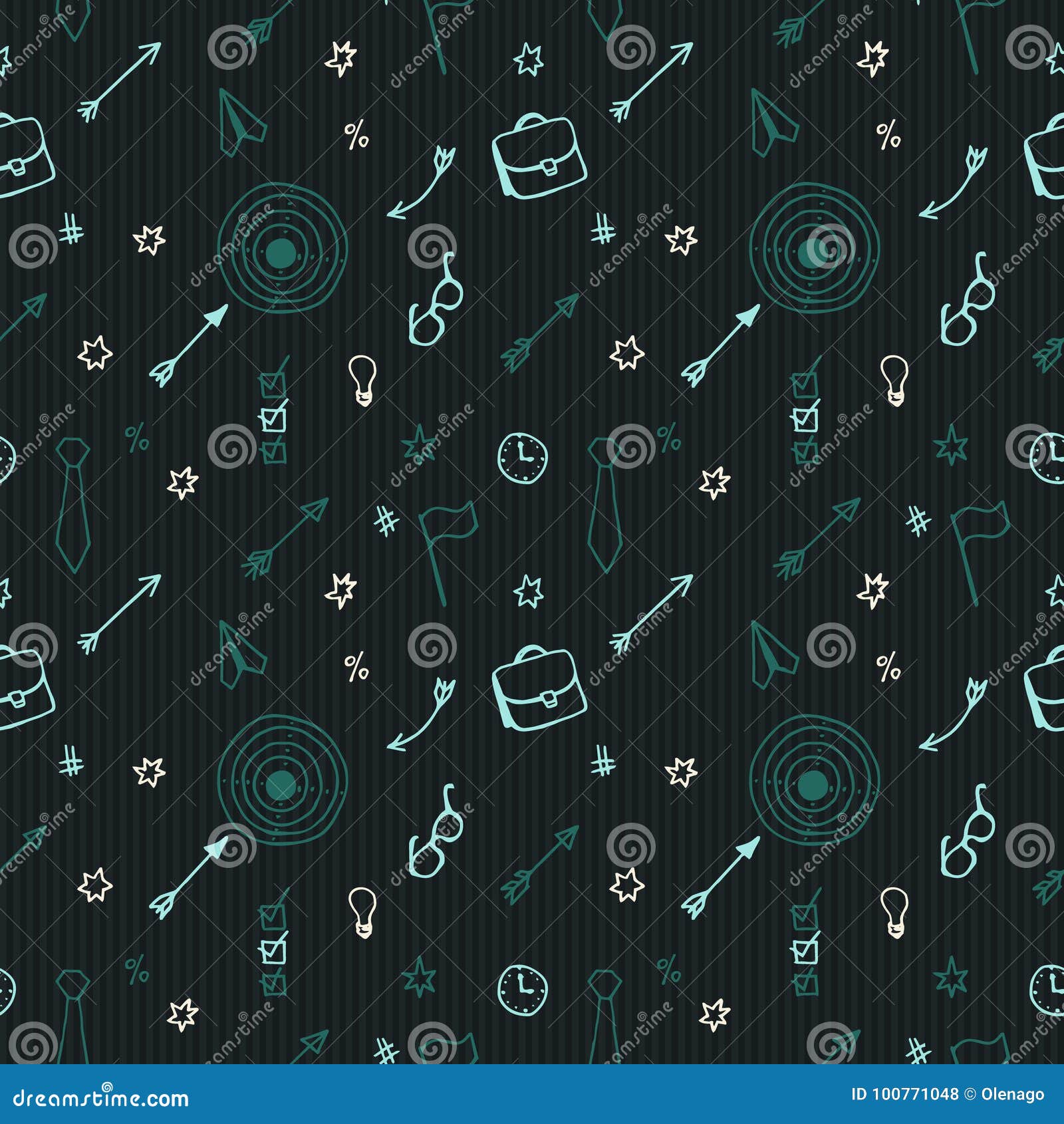 Boss day seamless pattern stock vector. Illustration of corporate ...