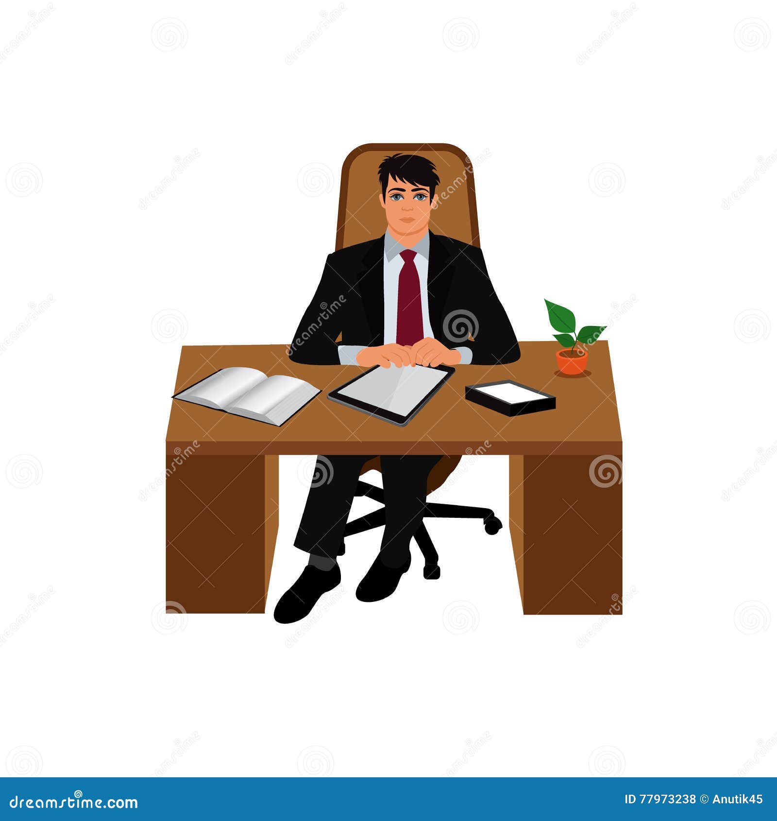 Boss, Director, CEO, Vector Illustration Stock Photo - Image of male ...