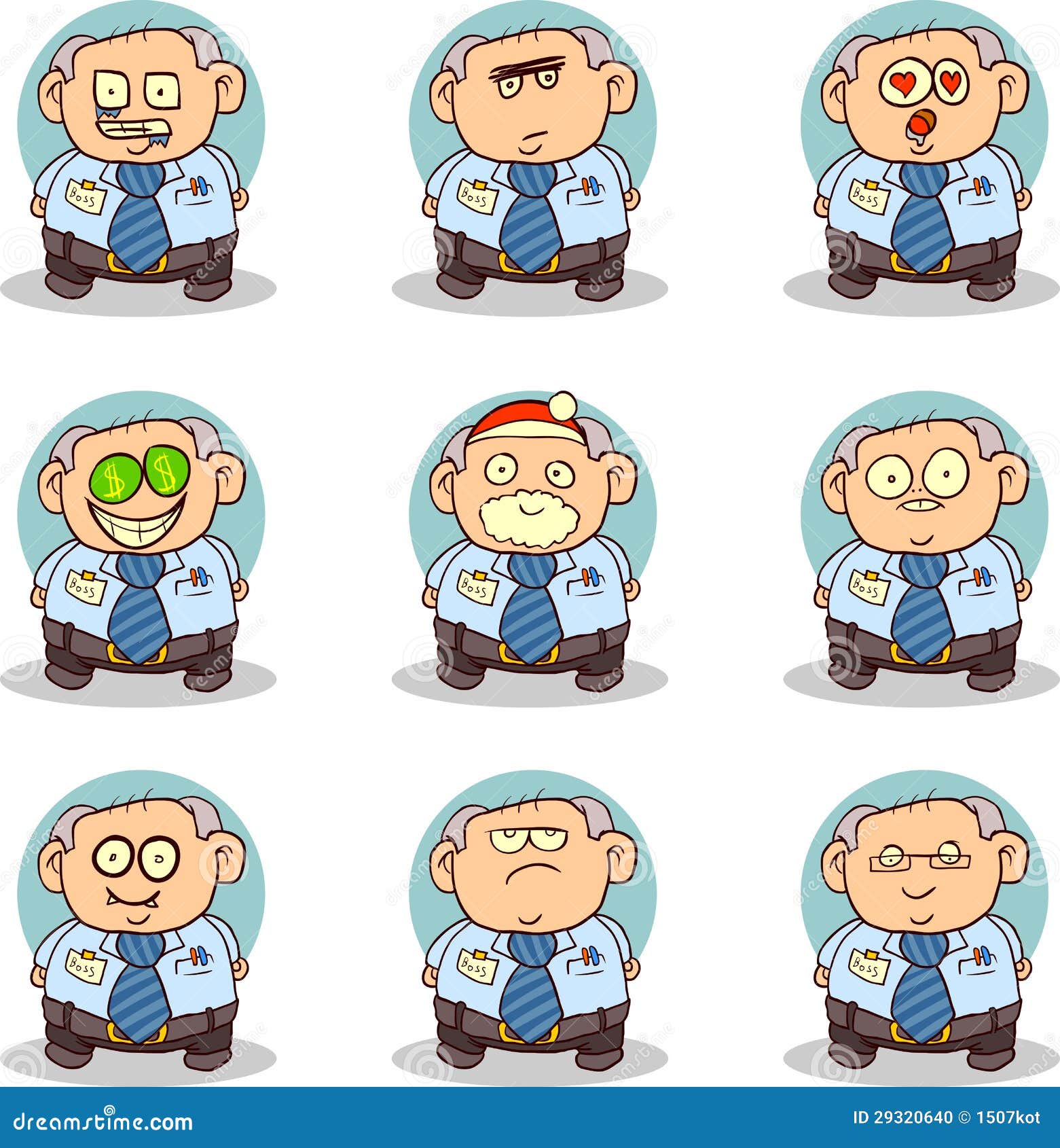 Boss Doodle stock vector. Illustration of head, dude - 29320640