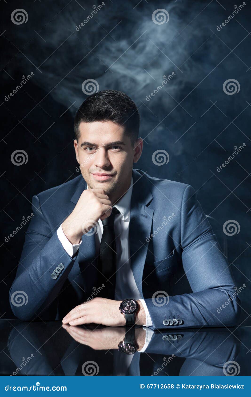 Boss with evil smile stock photo. Image of people, expression - 67712658