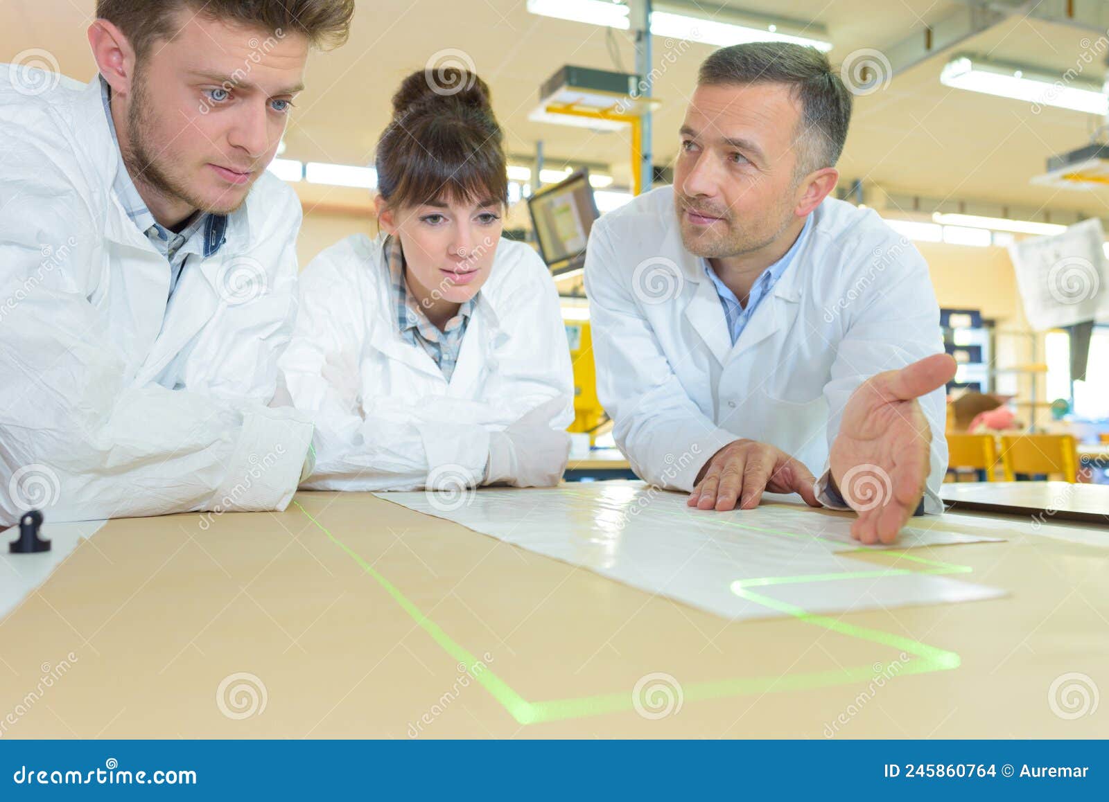 Boss explaining task stock photo. Image of whitecoat - 245860764