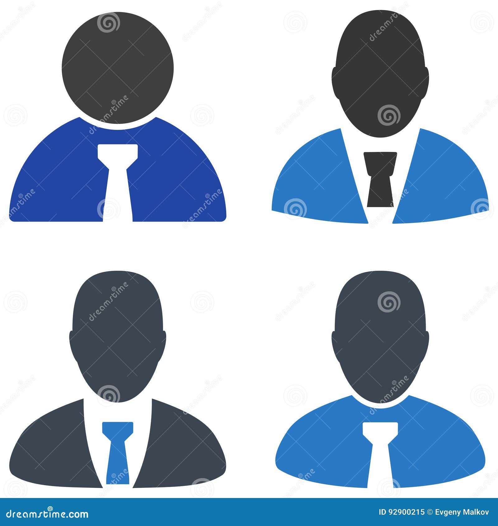 Boss Flat Icons stock vector. Illustration of icons, user - 92900215