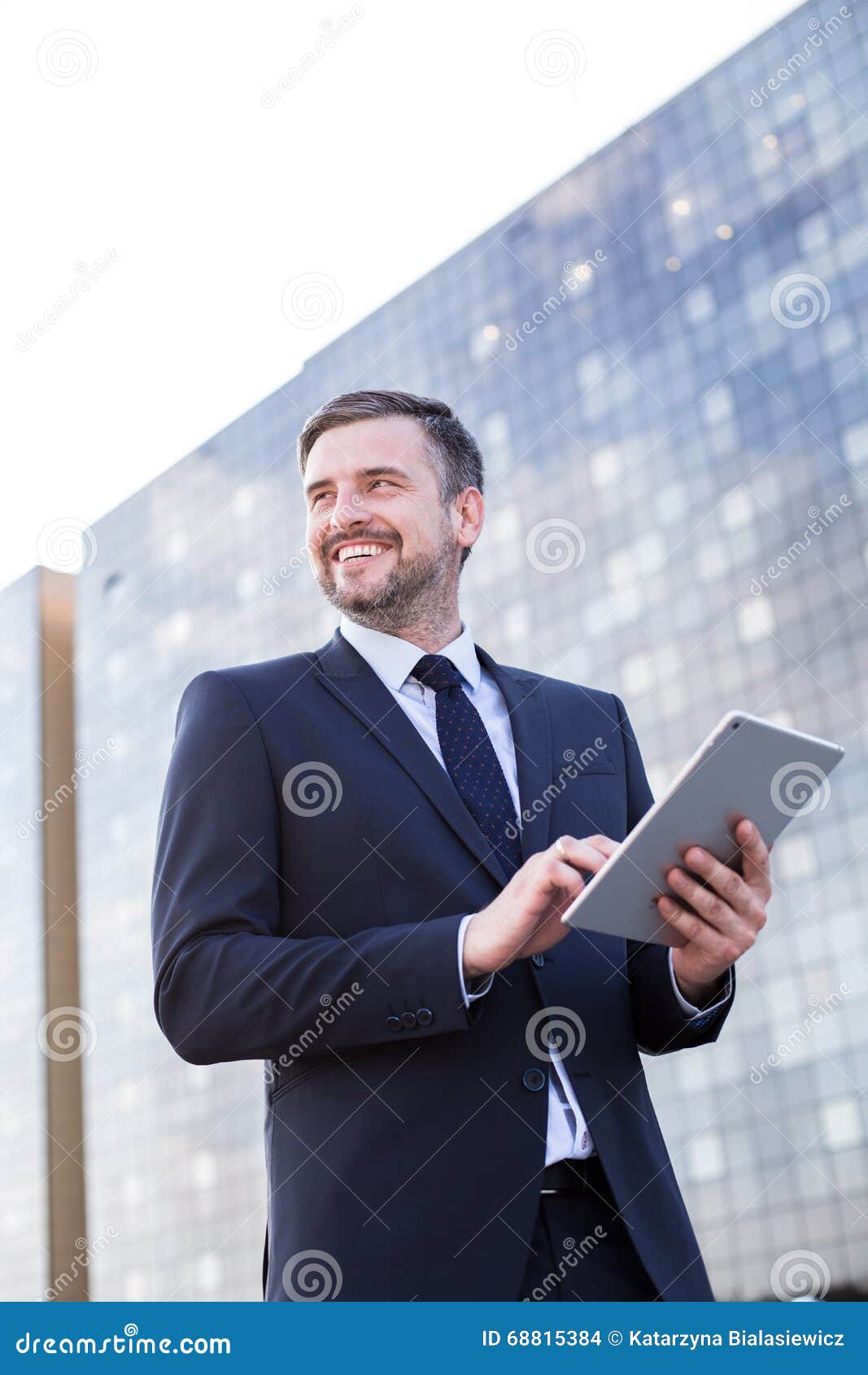 Boss in front of building stock photo. Image of finance - 68815384