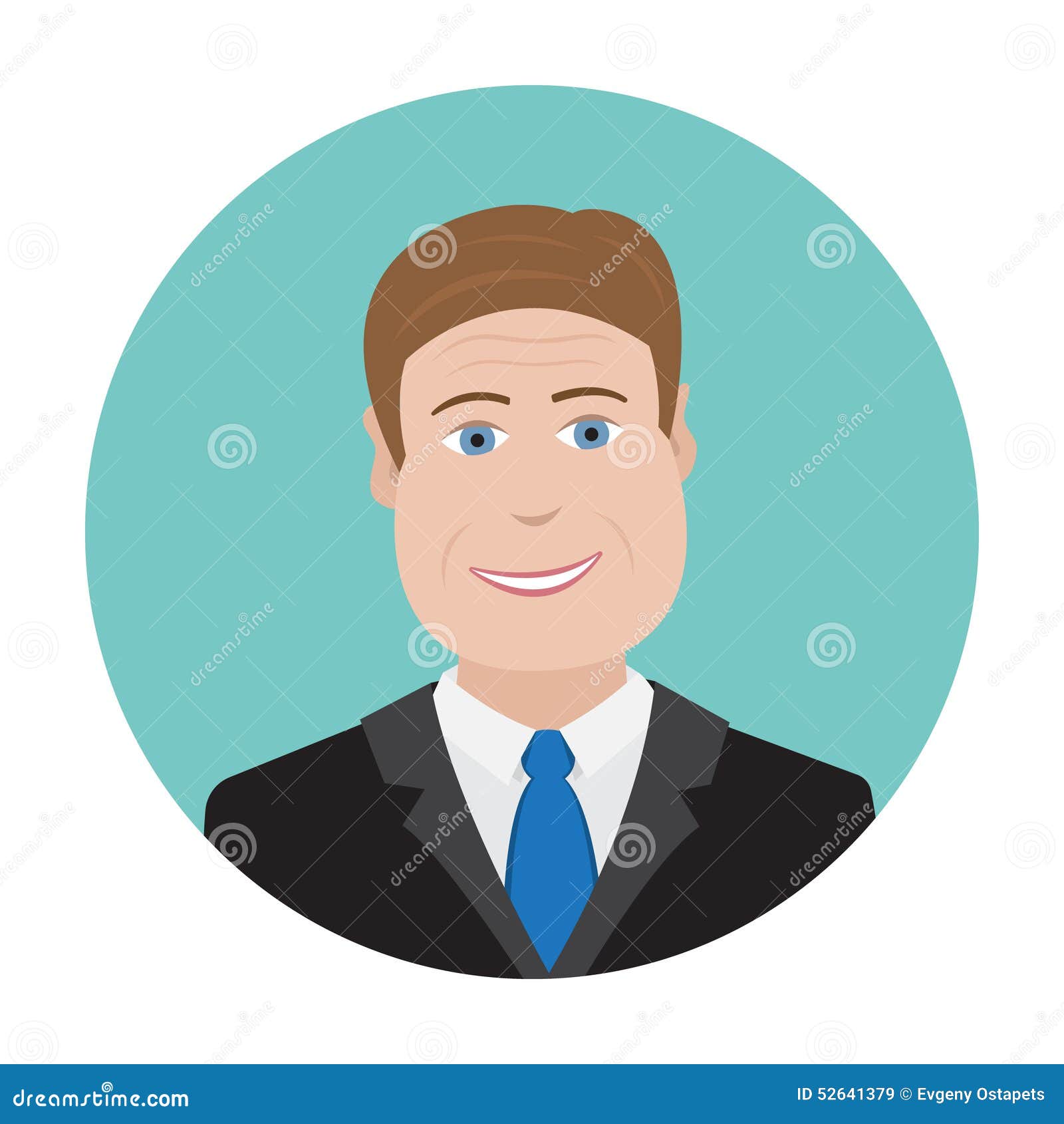 Boss stock vector. Illustration of comic, trendy, avatar - 52641379