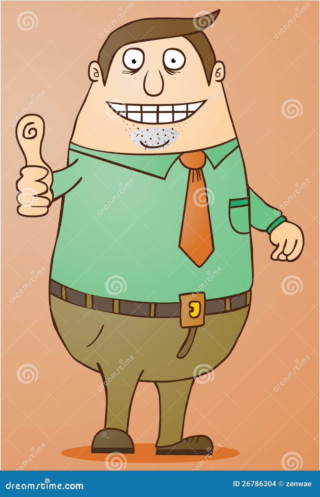 Boss-Good Job stock vector. Illustration of office, cartoon - 26786304