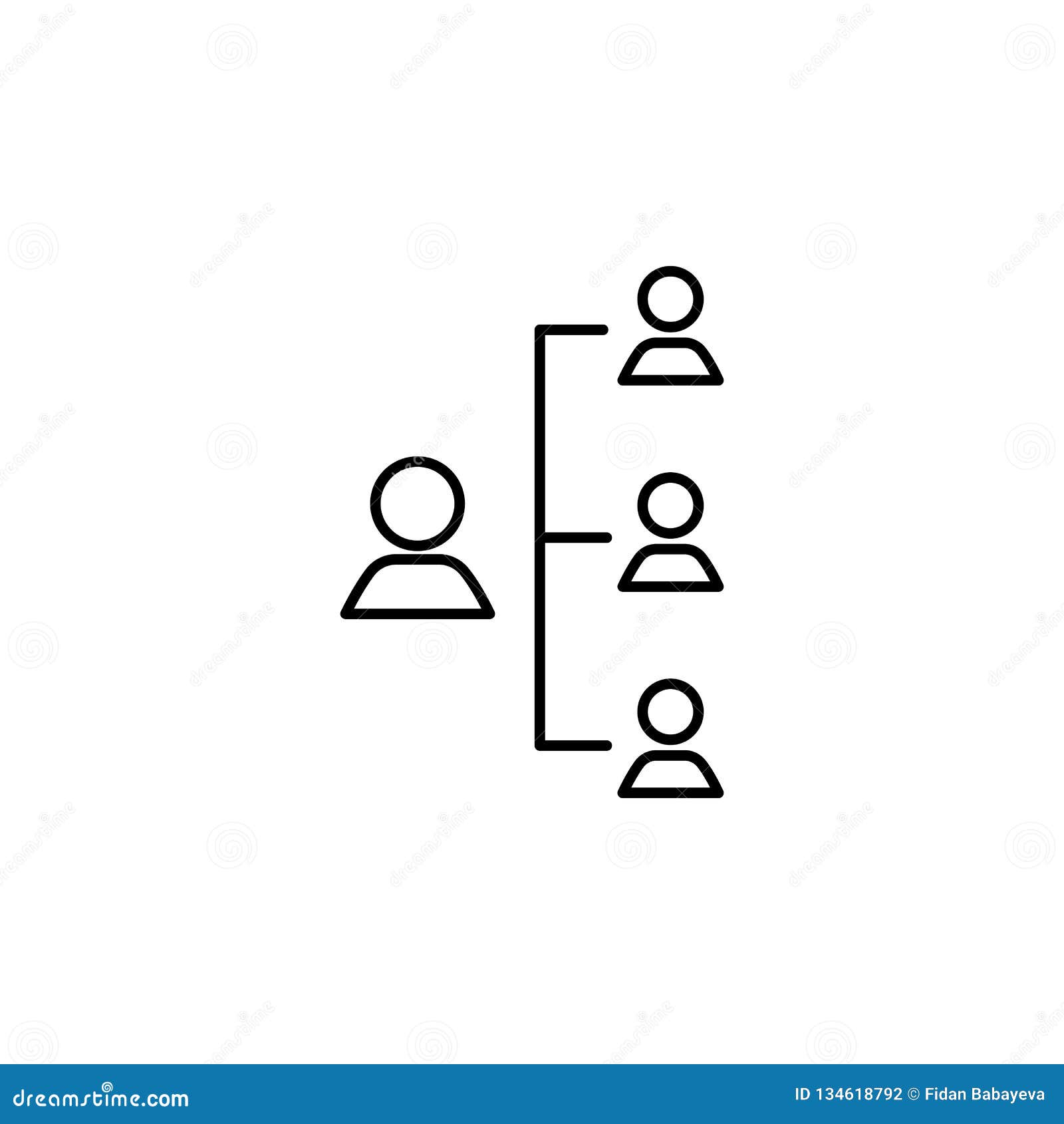 Boss, Hierarchy, Worker Icon on White Background. Can Be Used for Web ...