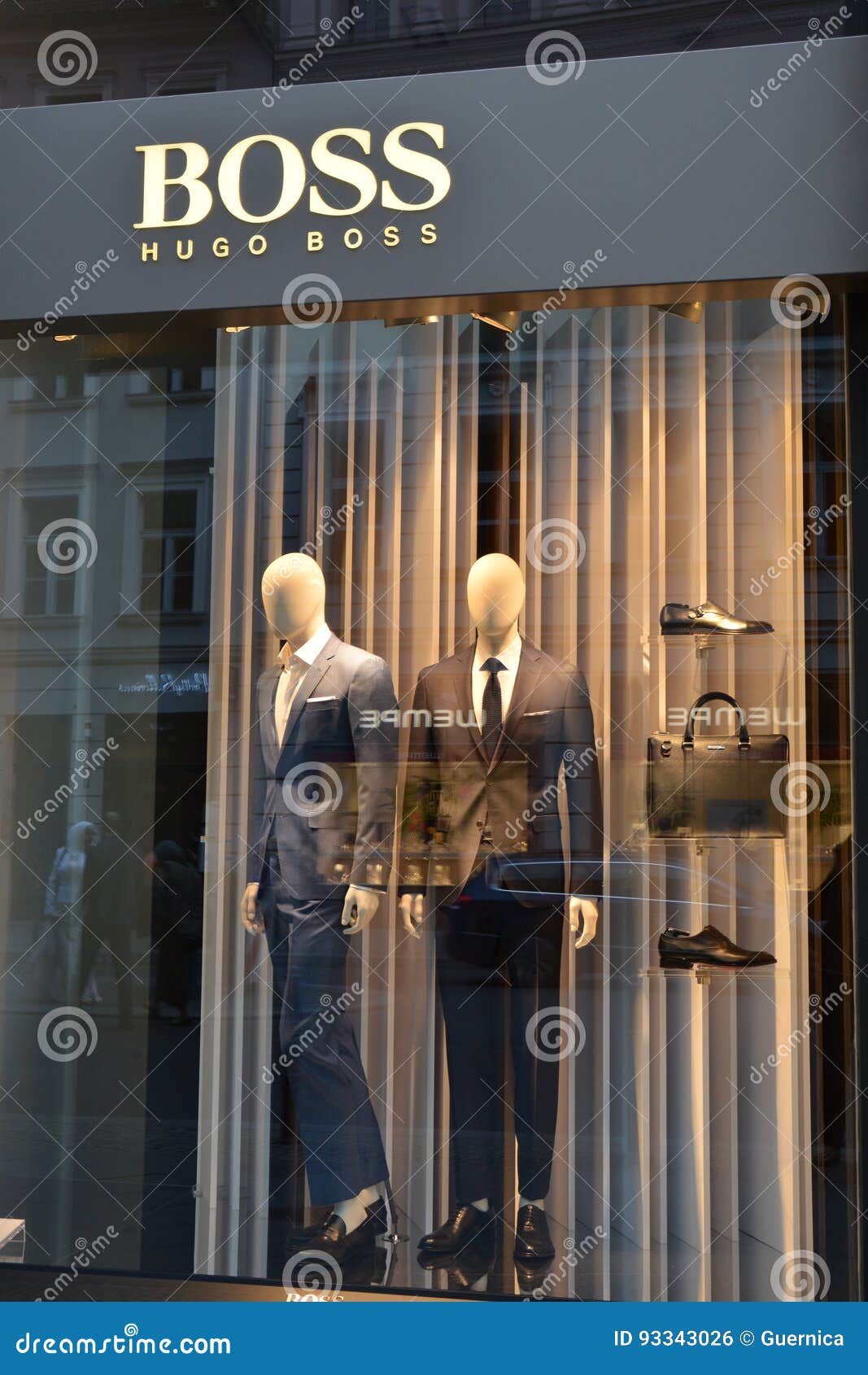 Boss Hugo Boss Suits Men Wear in Berlin Editorial Photo - Image of hugo ...