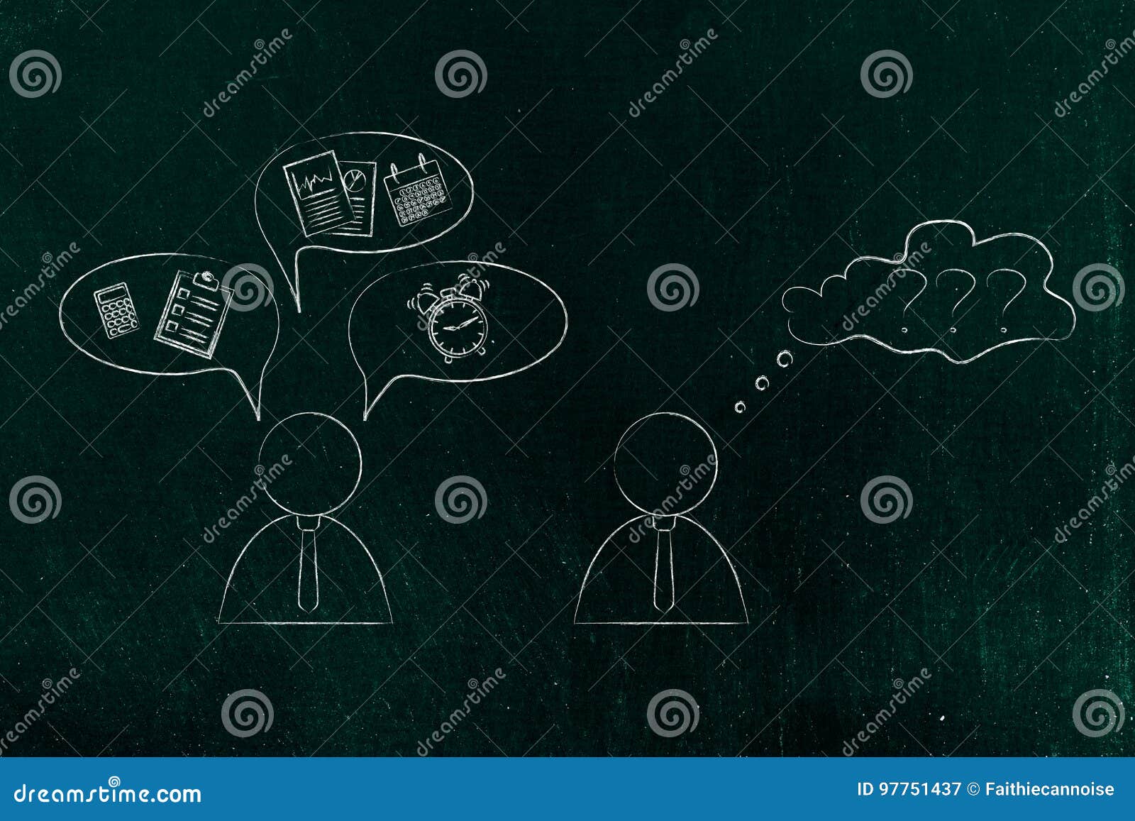 Boss Listing Things To Do and Other Feeling Overwhelmed Stock ...