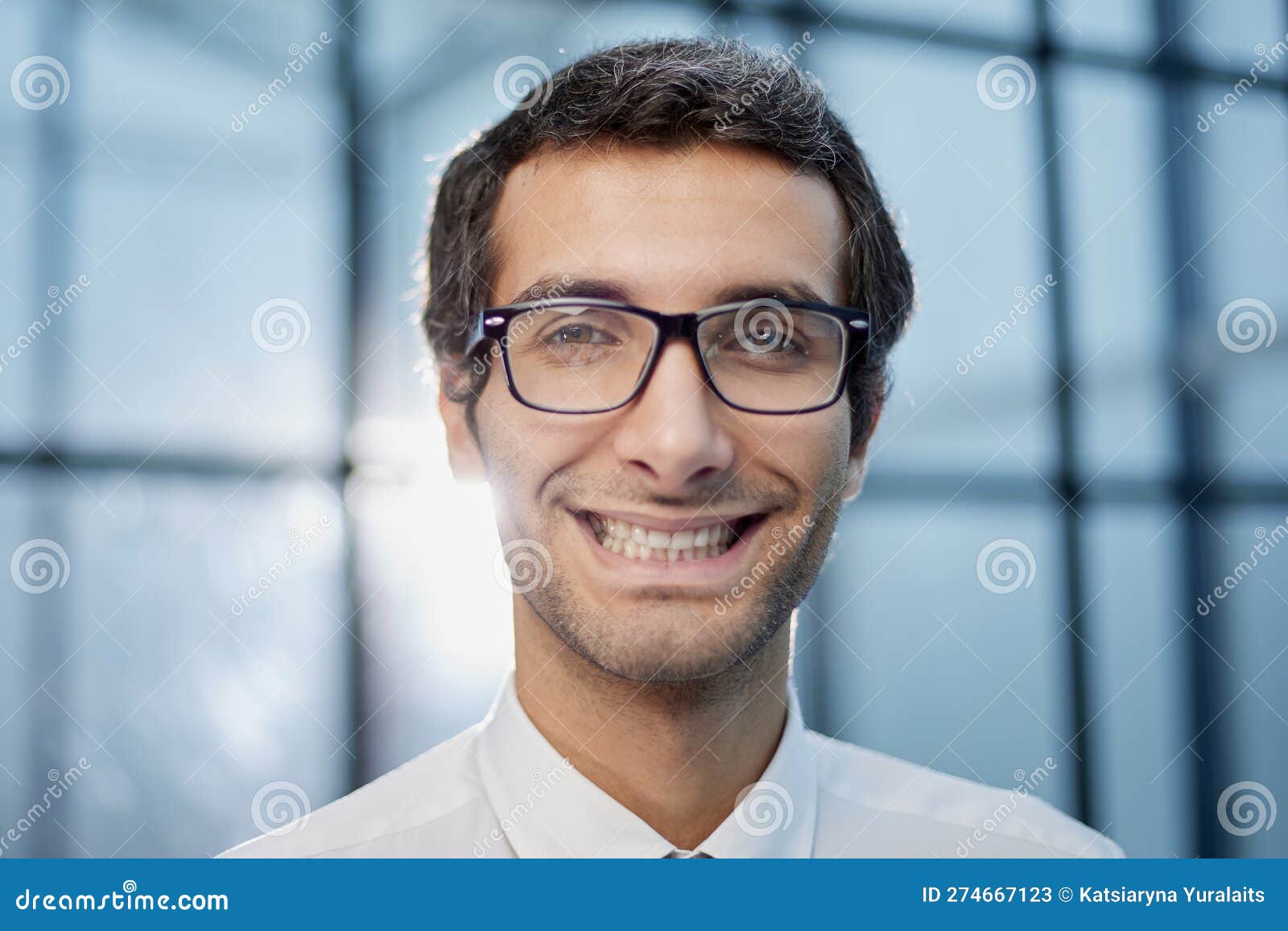 Boss Man Looking at Camera and Smiling, Young Businessman Banker Photo ... Boss Man Looking at Camera and Smiling, Young Businessman Banker Photo ...