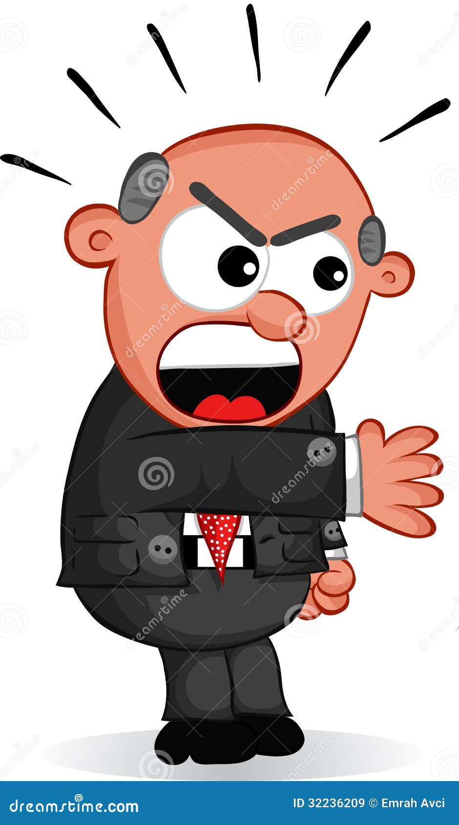 Boss Man Shouting stock vector. Illustration of furious - 32236209 Boss Man Shouting stock vector. Illustration of furious - 32236209