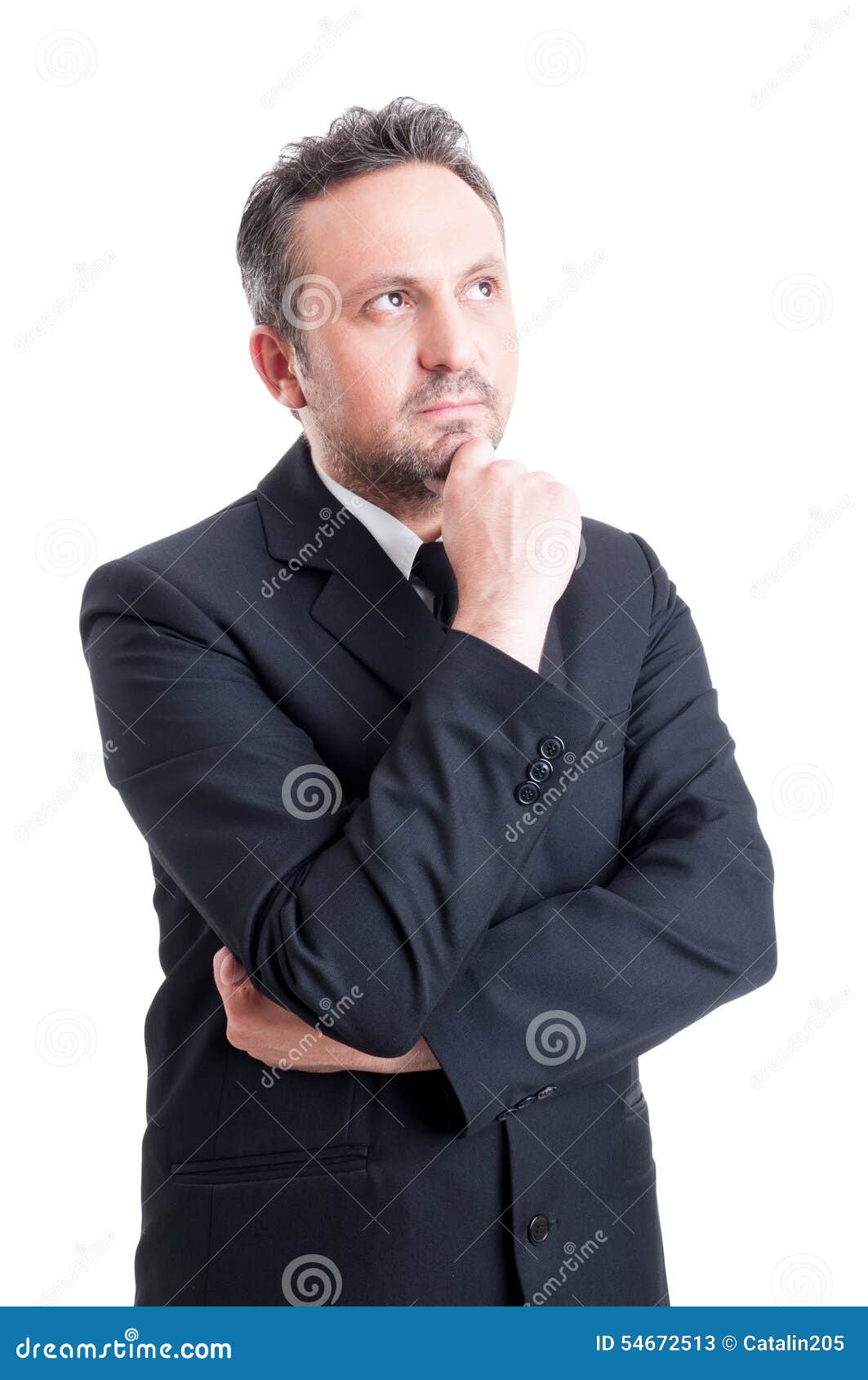 Boss, Manager or Leader Thinking Stock Image - Image of entrepreneur ...