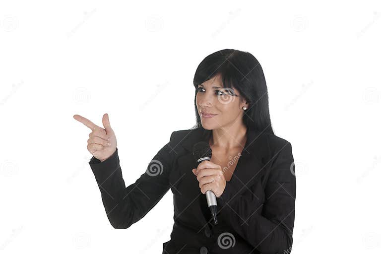 Boss microphone stock image. Image of explanation, attractive - 27915495