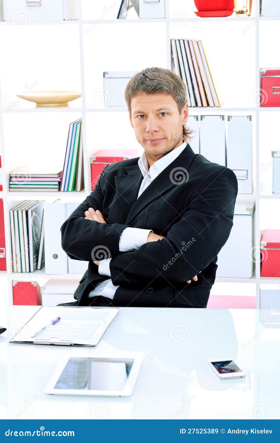 Boss office stock image. Image of desk, lifestyle, chief - 27525389