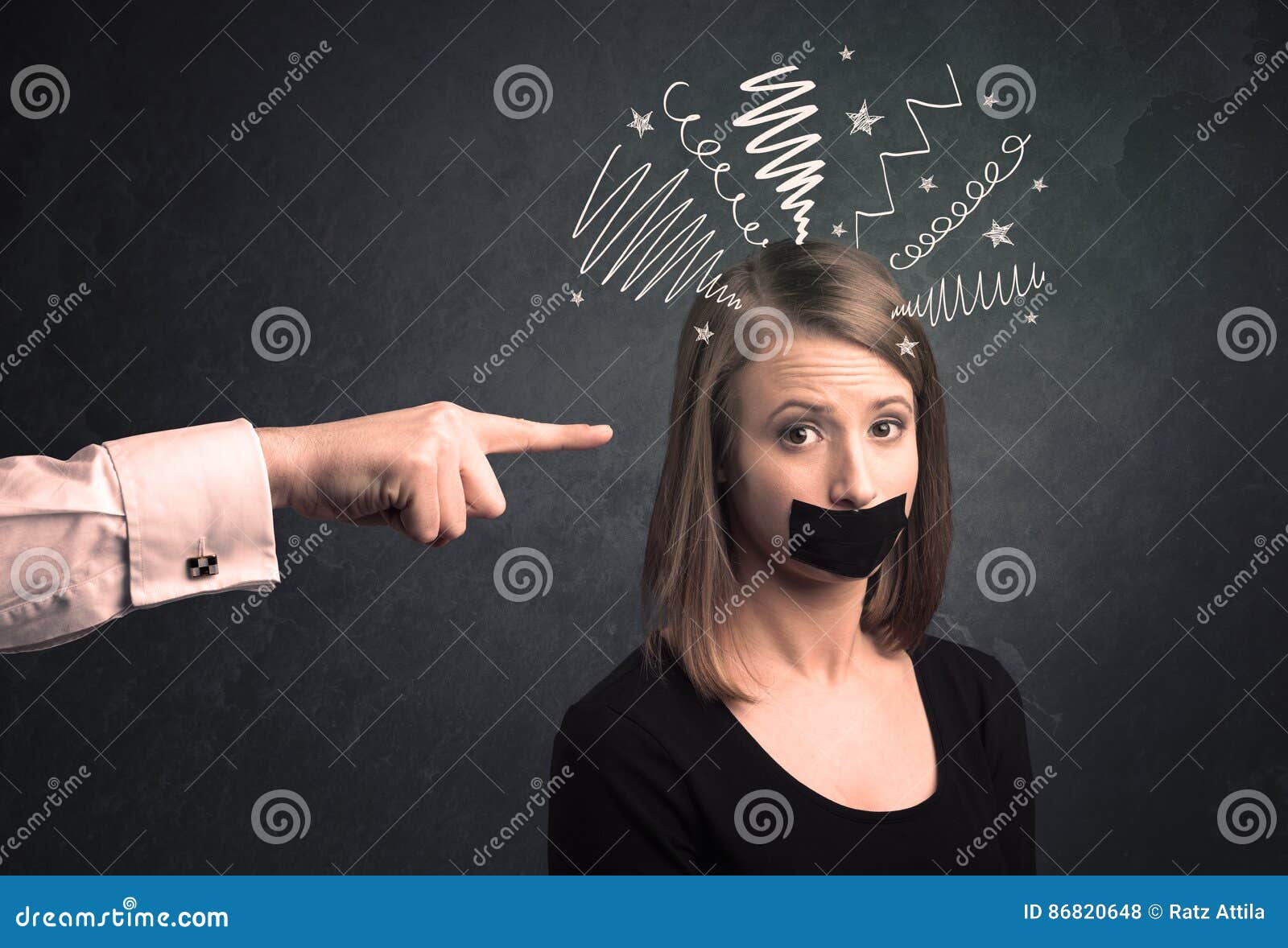 Boss pointing at employee stock photo. Image of behest - 86820648
