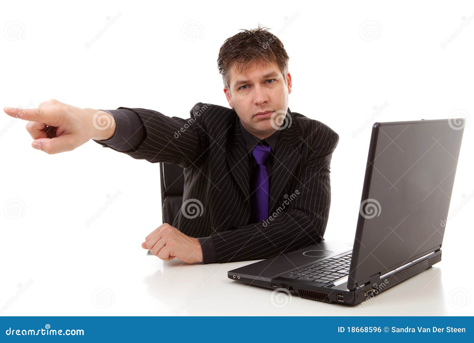 The Boss is Pointing His Finger: You are Fired Stock Photo - Image of ...
