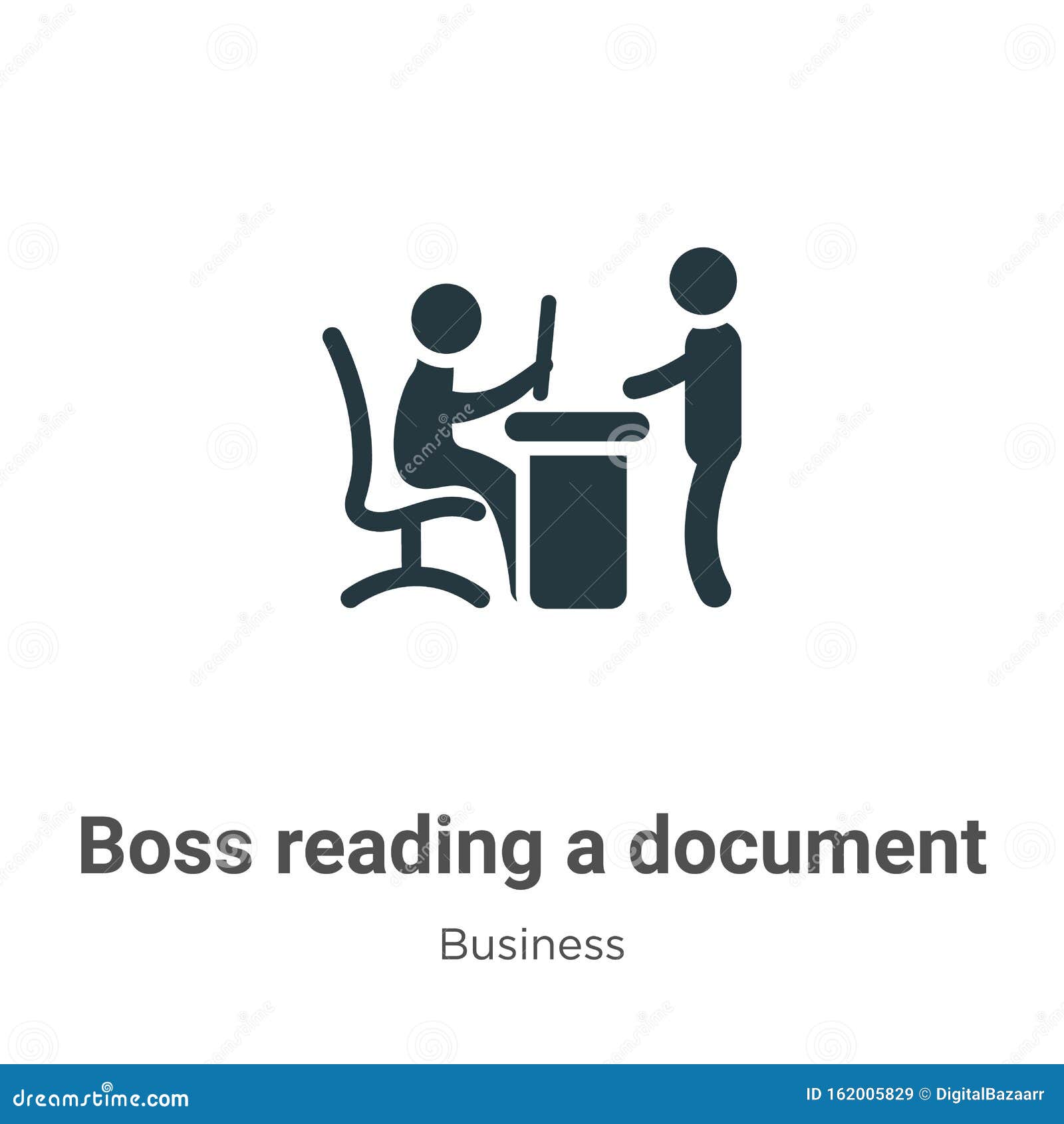 Boss Reading Job Applicant Resume Checking Work Experience During ...