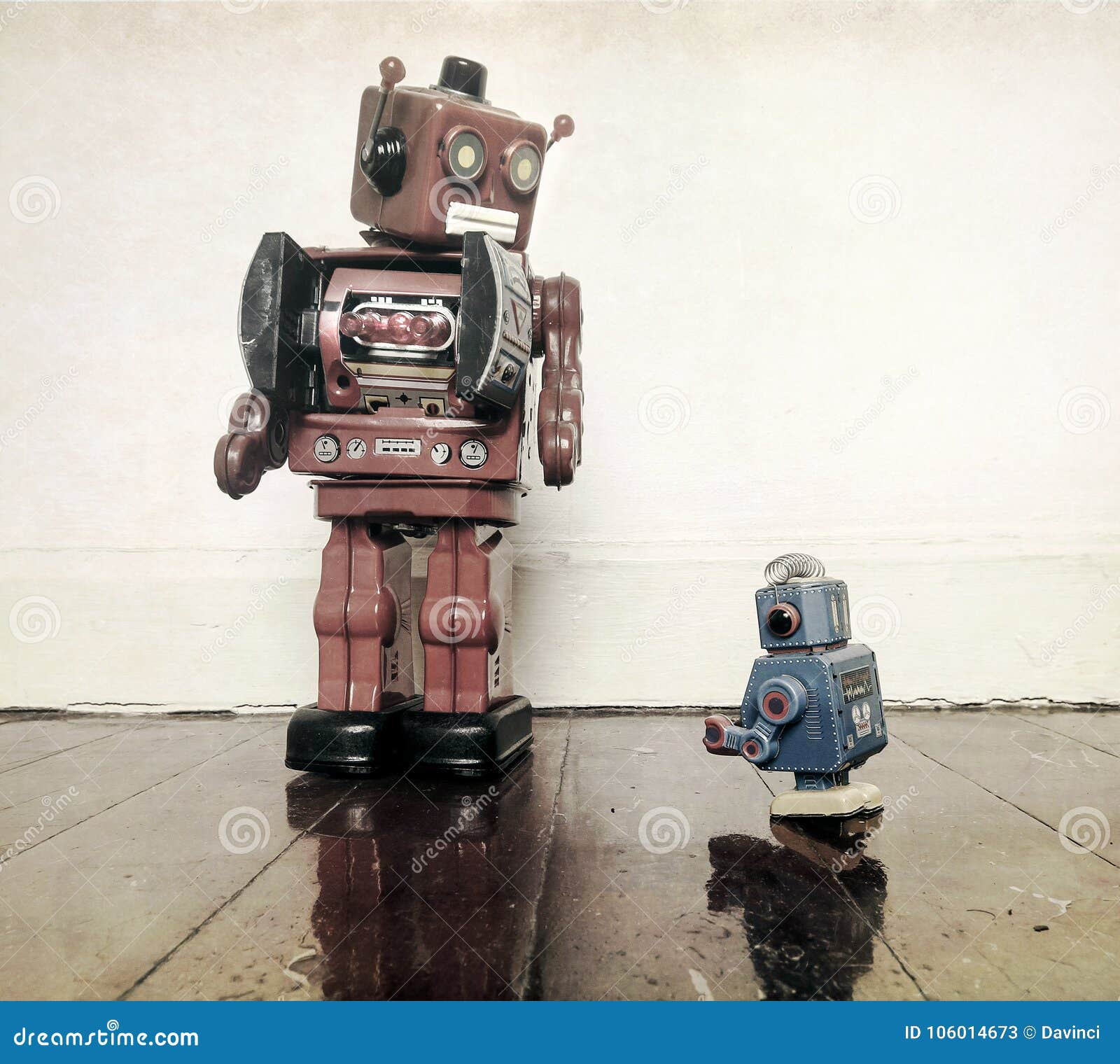 Boss robot told off stock image. Image of discipline - 106014673