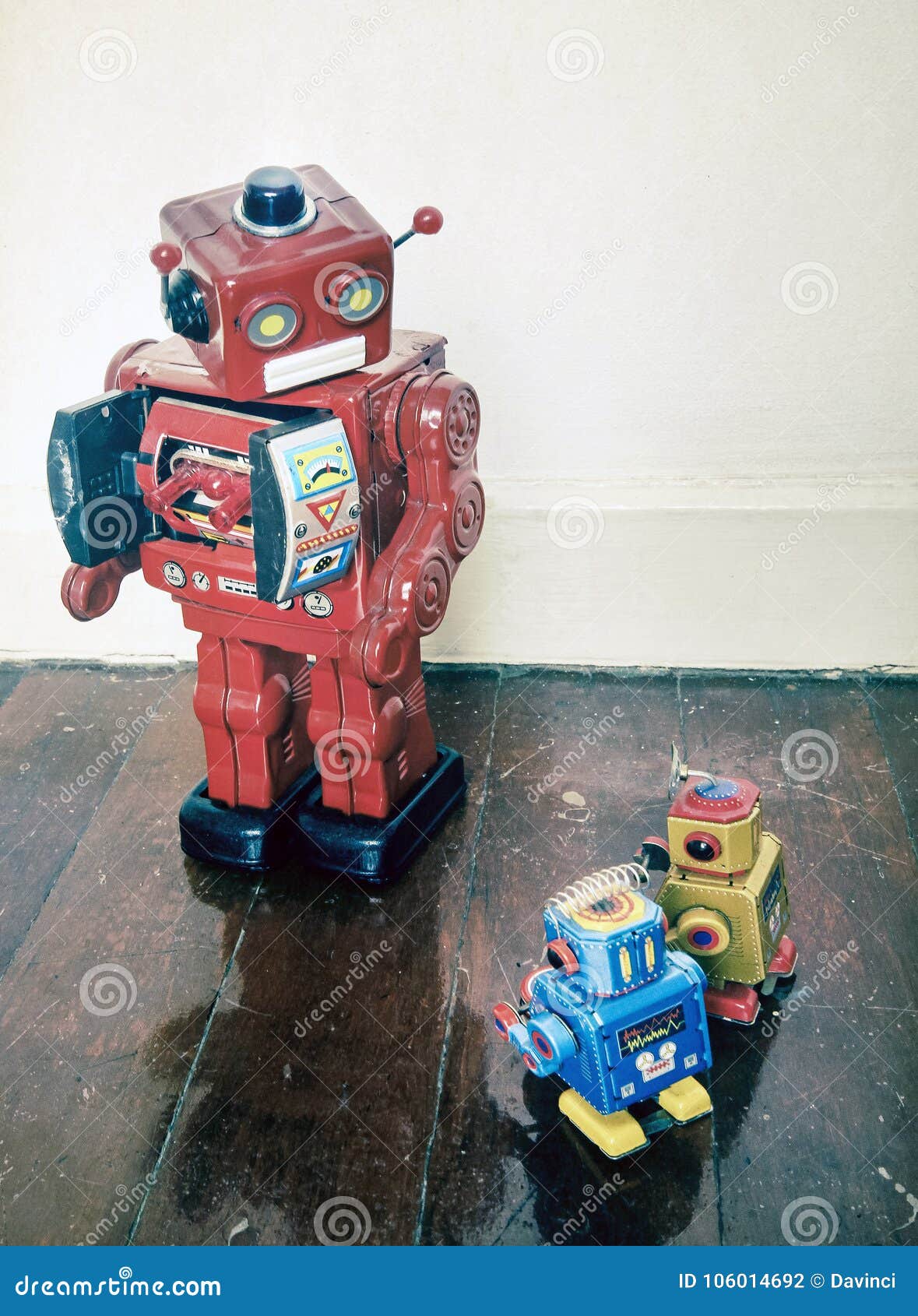 Boss robot told off stock photo. Image of reflection - 106014692