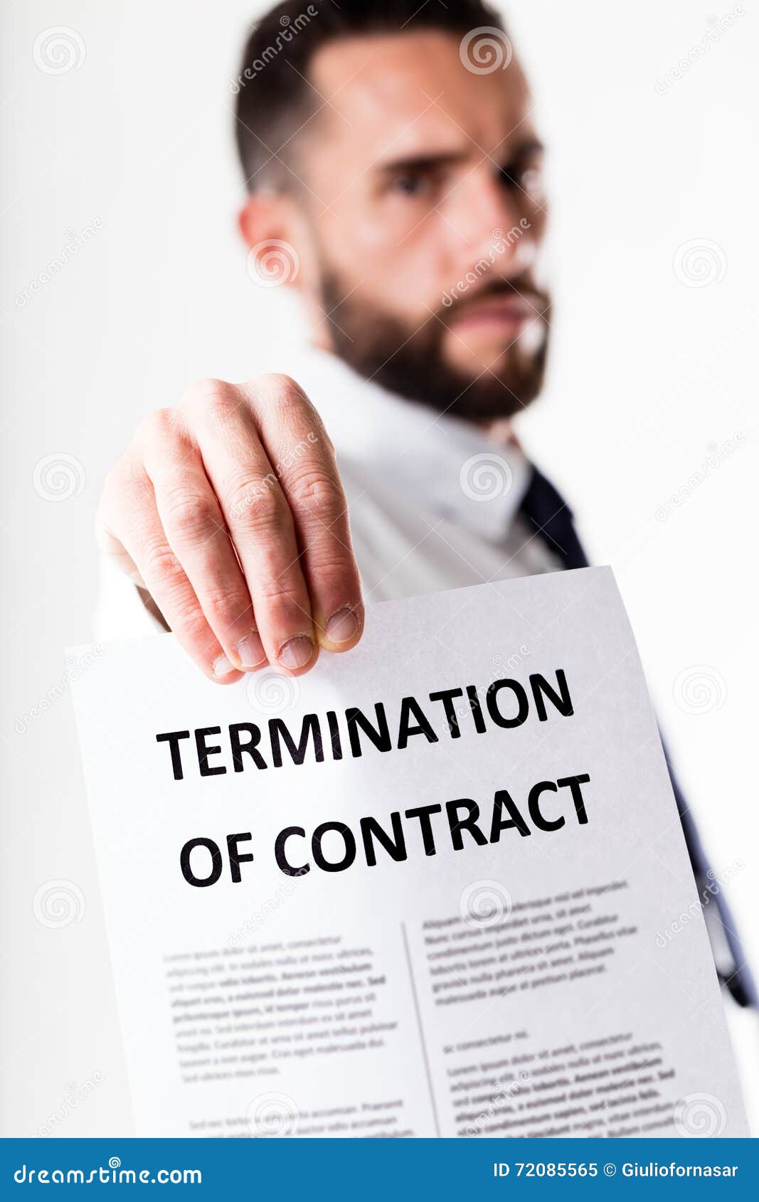 Boss Sacking You the Hardest Way Stock Image - Image of leader ...