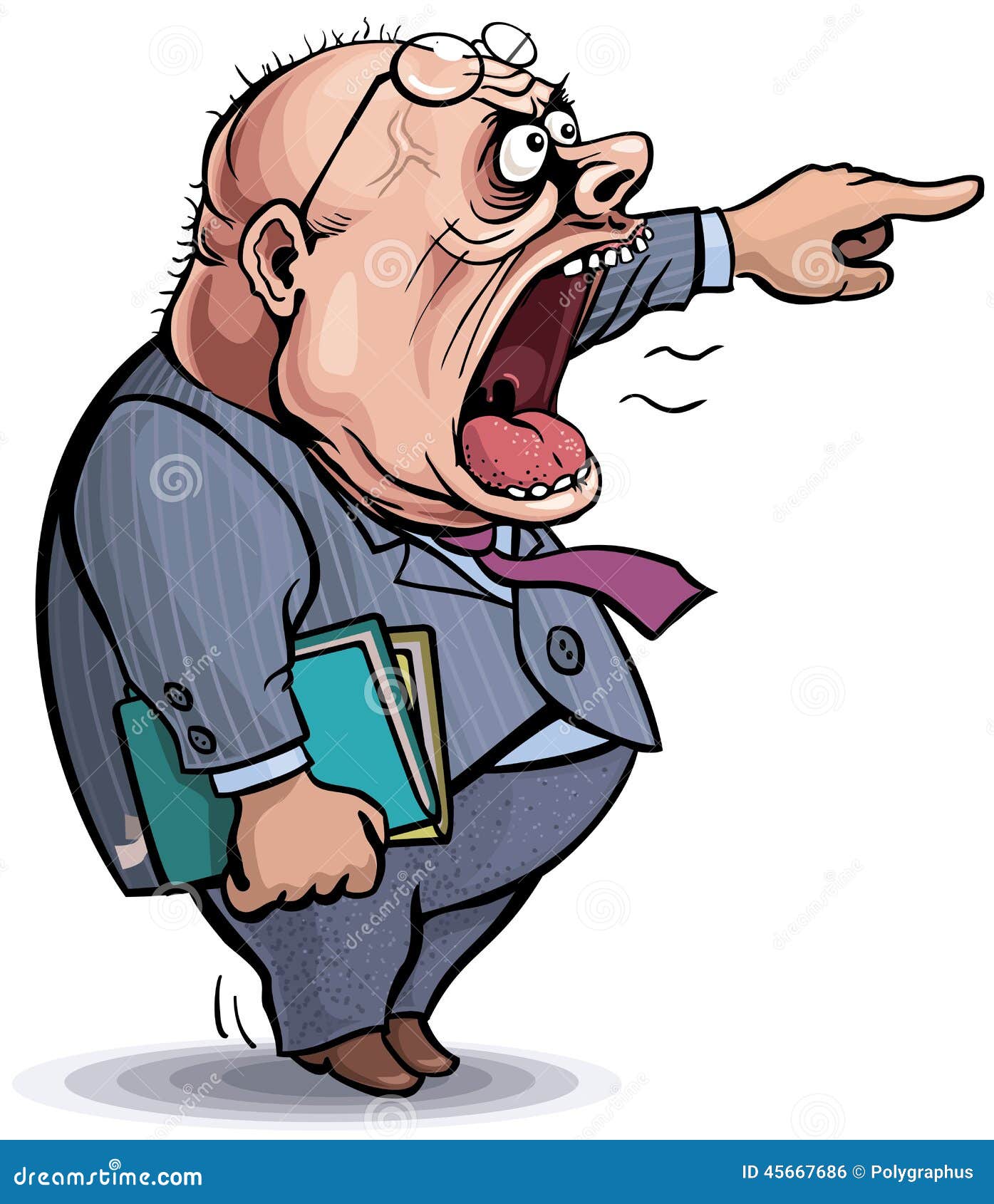 Angry Man Pointing Cartoon Angry Man Pointing Cartoon