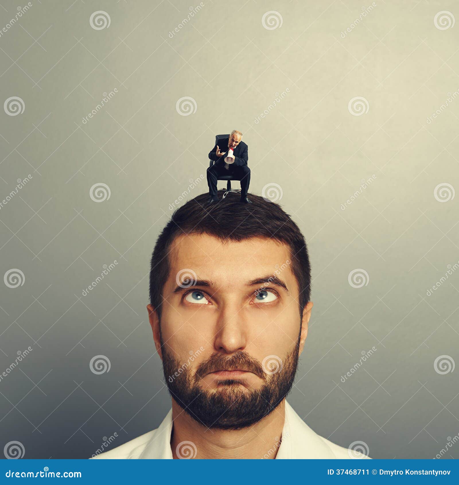 Boss Screaming At Employees In Office. Toxic Work Environment Stock ...