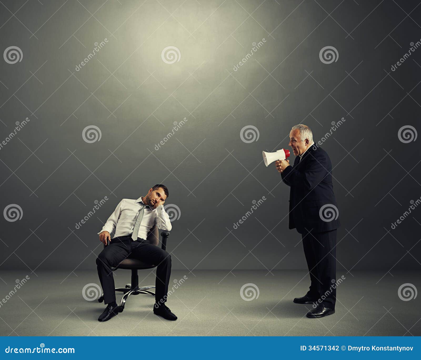 Boss And Lazy Worker Stock Photography | CartoonDealer.com #46655672