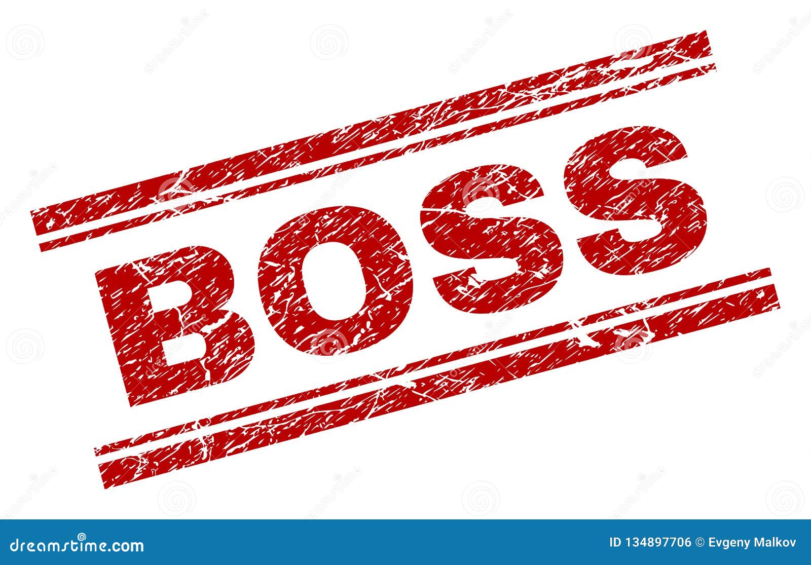 Scratched Textured BOSS Stamp Seal Stock Vector - Illustration of ...