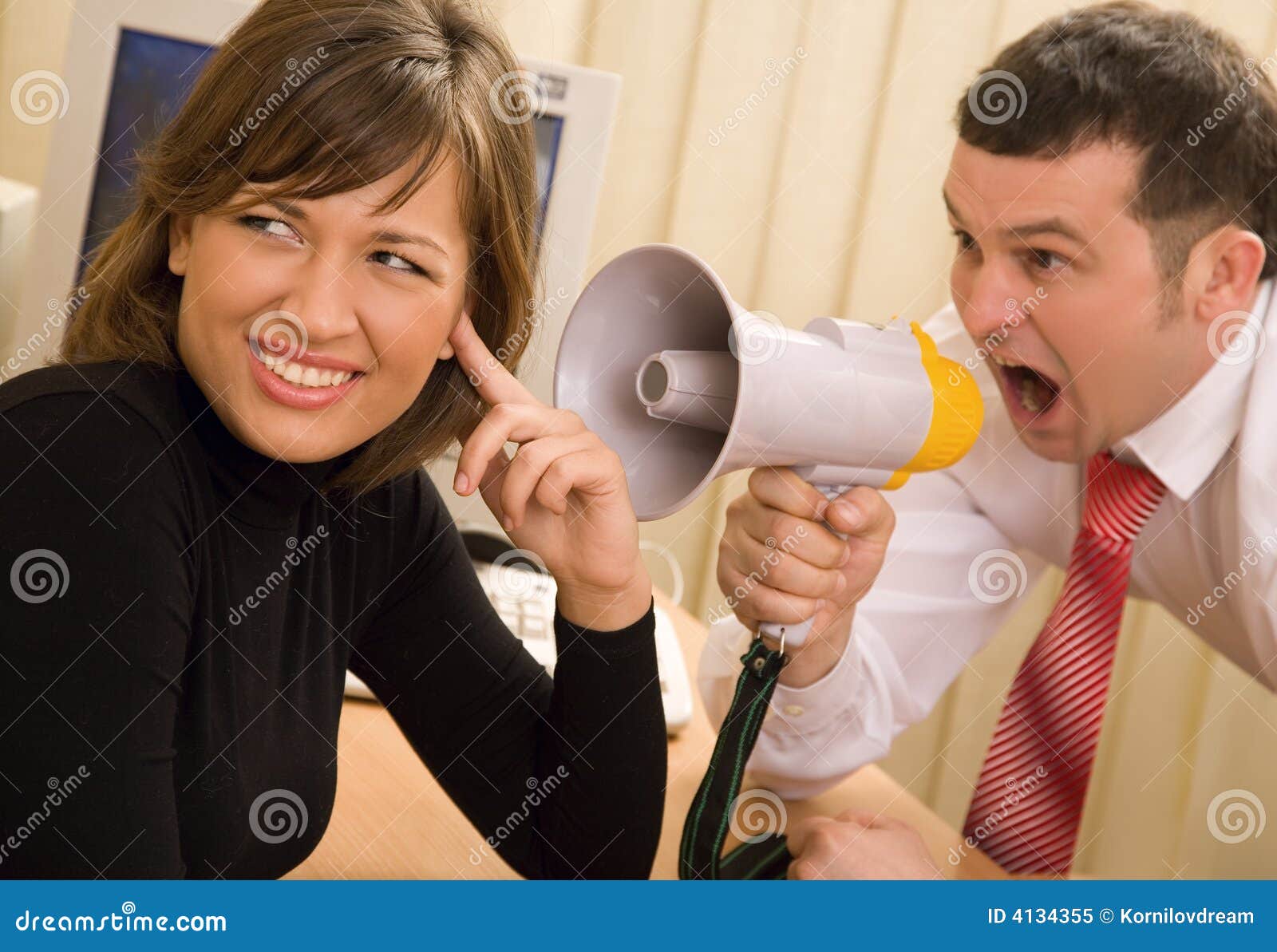 Boss shouting at office stock image. Image of corporate - 4134355