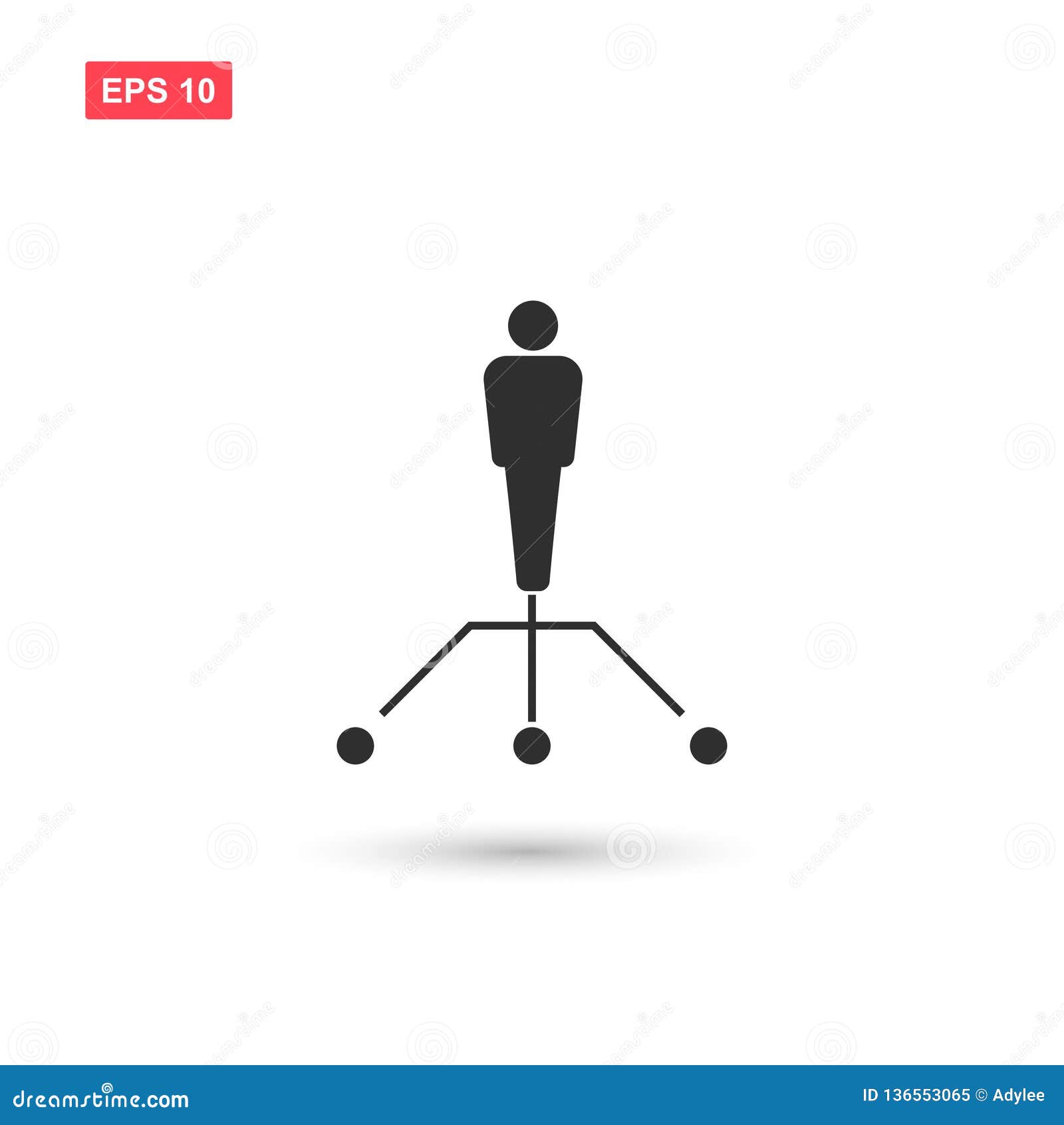 Boss Vector Icon Design Isolated 3 Stock Vector - Illustration of flat ...
