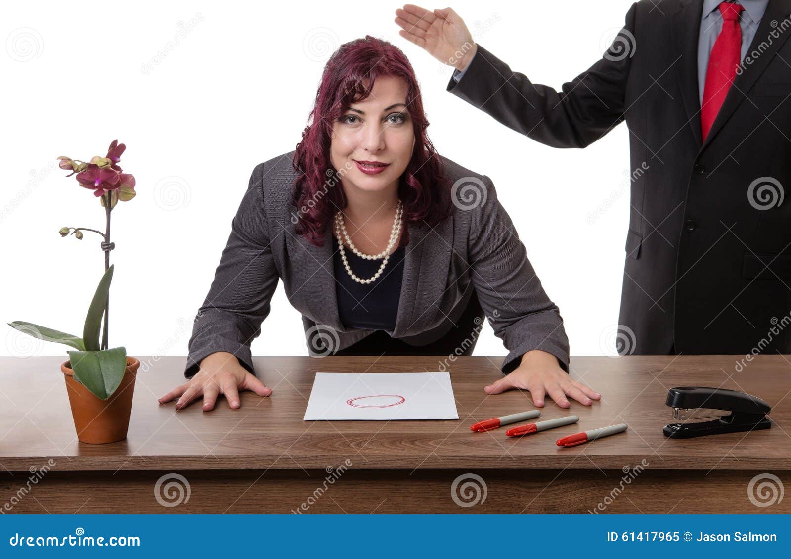 The boss at work stock image. Image of bondage, erotic - 61417965