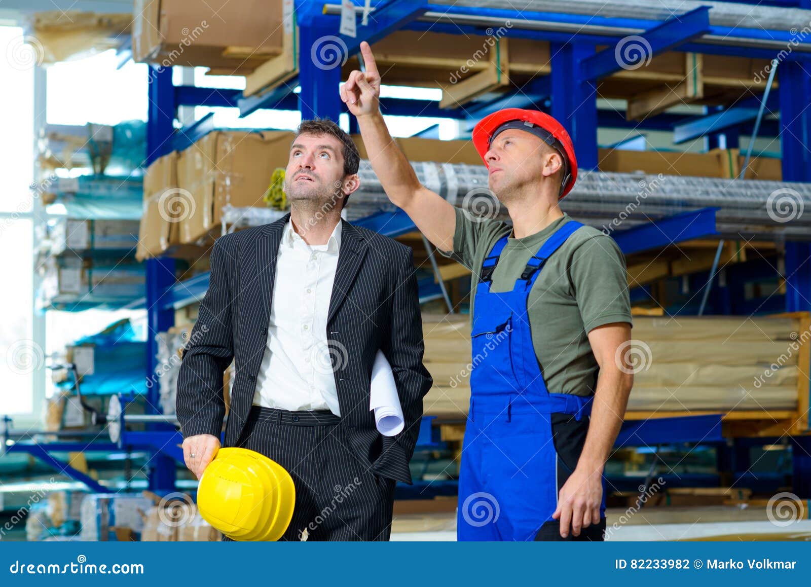 Boss and Worker in Conversation Stock Photo - Image of boss ...