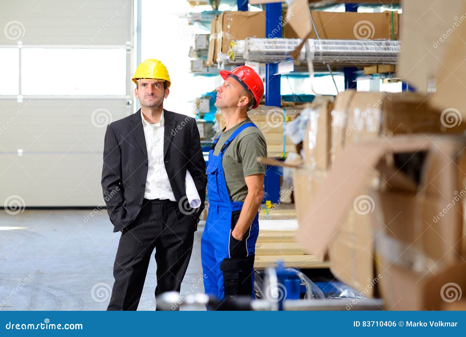 Boss and Worker in Conversation Stock Photo - Image of labor ...