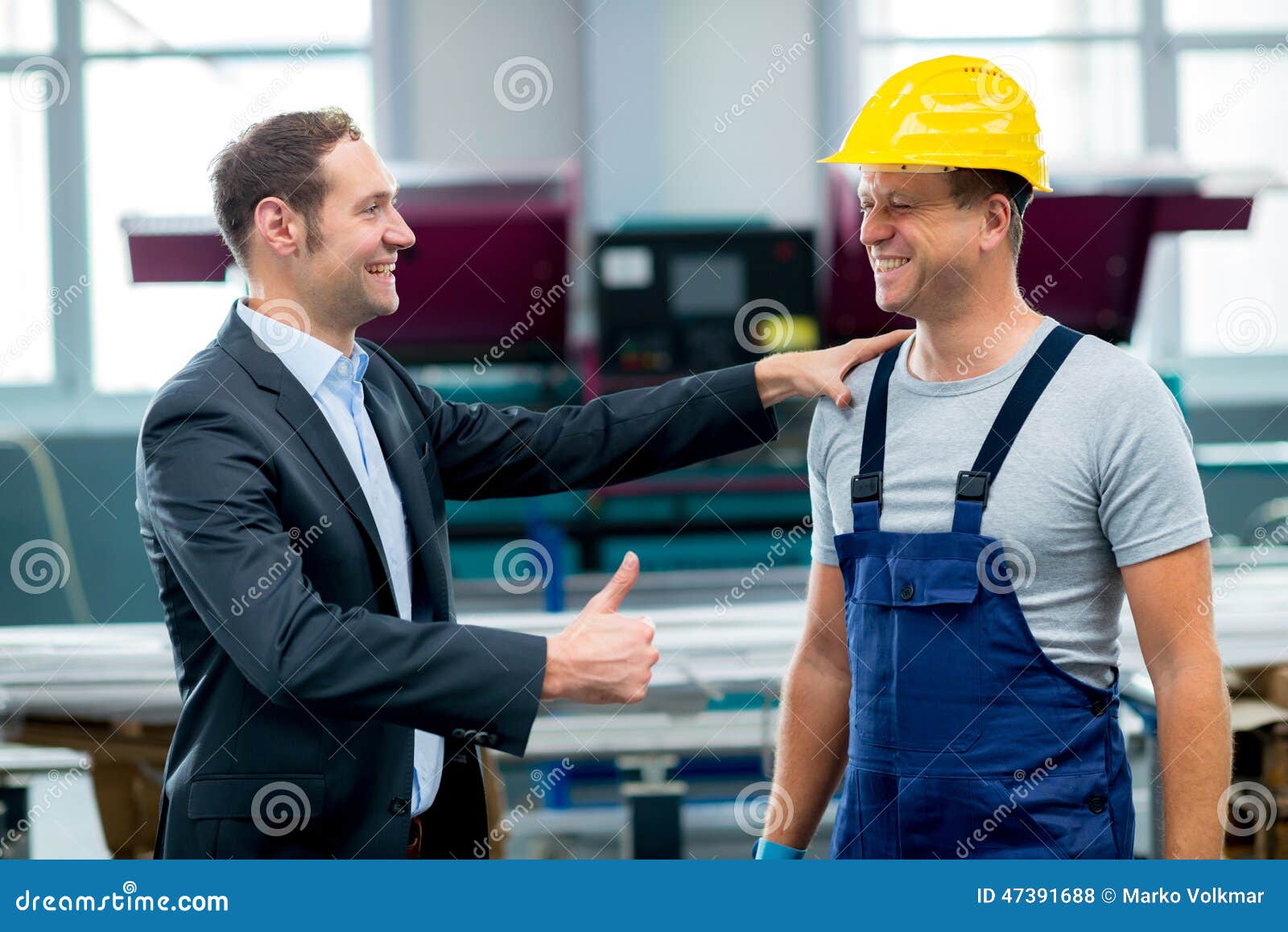 Boss and Worker in Conversation Stock Photo - Image of meeting, order ...