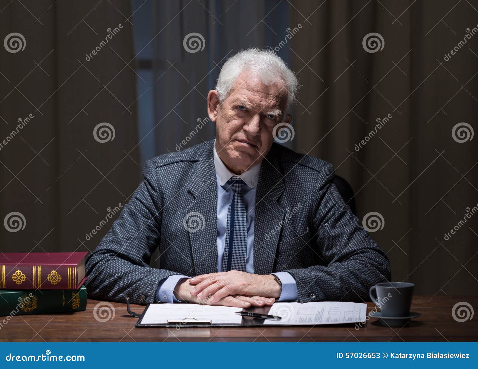 Boss working late stock image. Image of company, lonely - 57026653