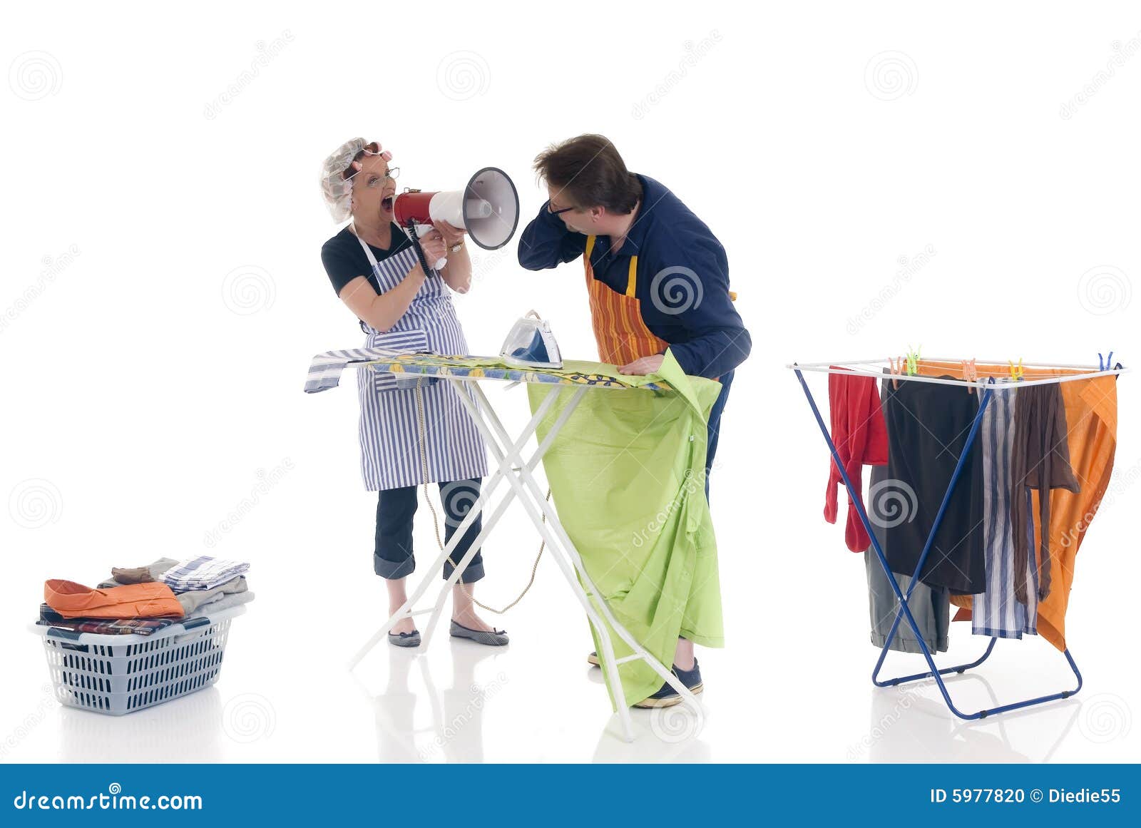 Bossy wife stock photo. Image of houseman, woman, humorous - 5977820