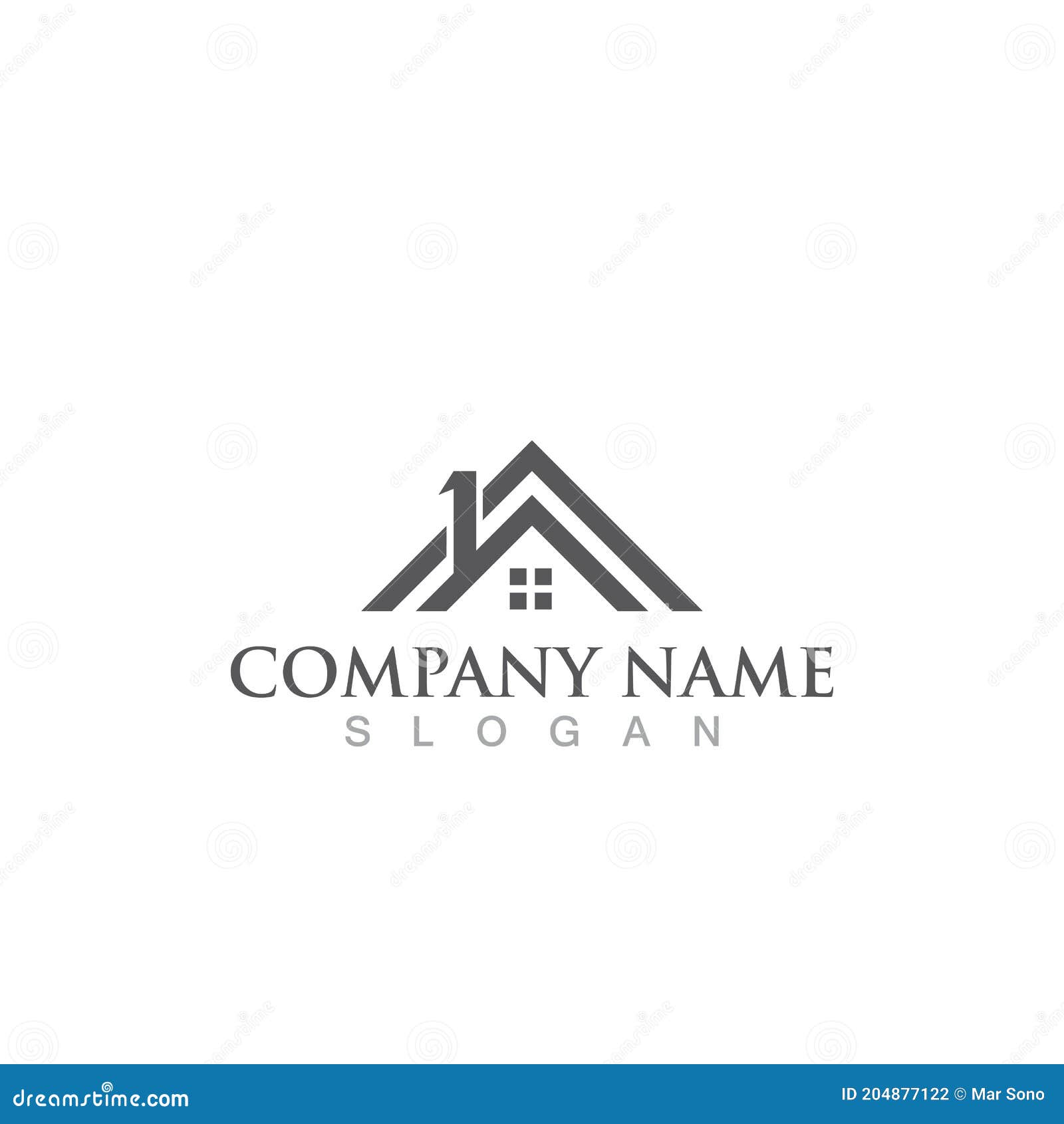 Bostadslogotyp, Fastighet Och Byggnadslogotyp Vektor Illustrationer ...