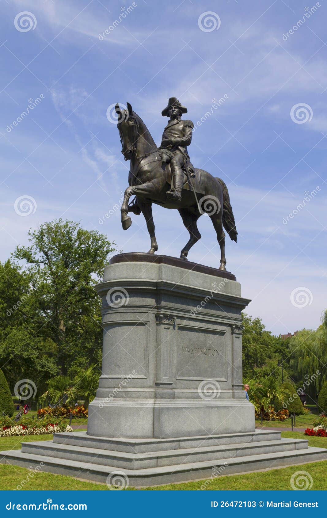 Boston editorial stock photo. Image of statue, base, garden - 26472103