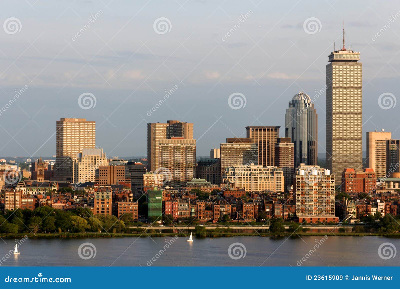 Boston Back Bay Skyline stock image. Image of destination - 23615909