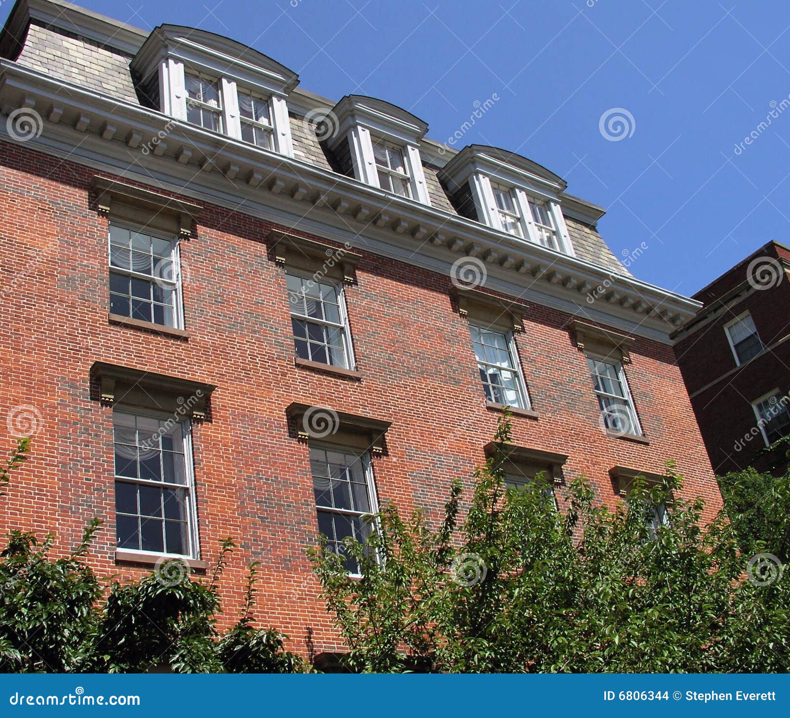 Boston Brick Building stock photo. Image of brick, architecture - 6806344