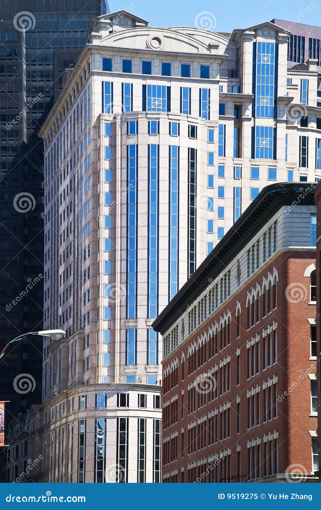 Boston Buildings stock image. Image of tour, glass, architecture - 9519275