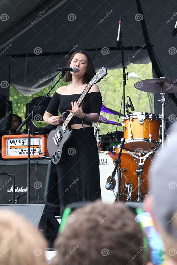 Mitski in Concert at Boston Calling Editorial Photography - Image of ...