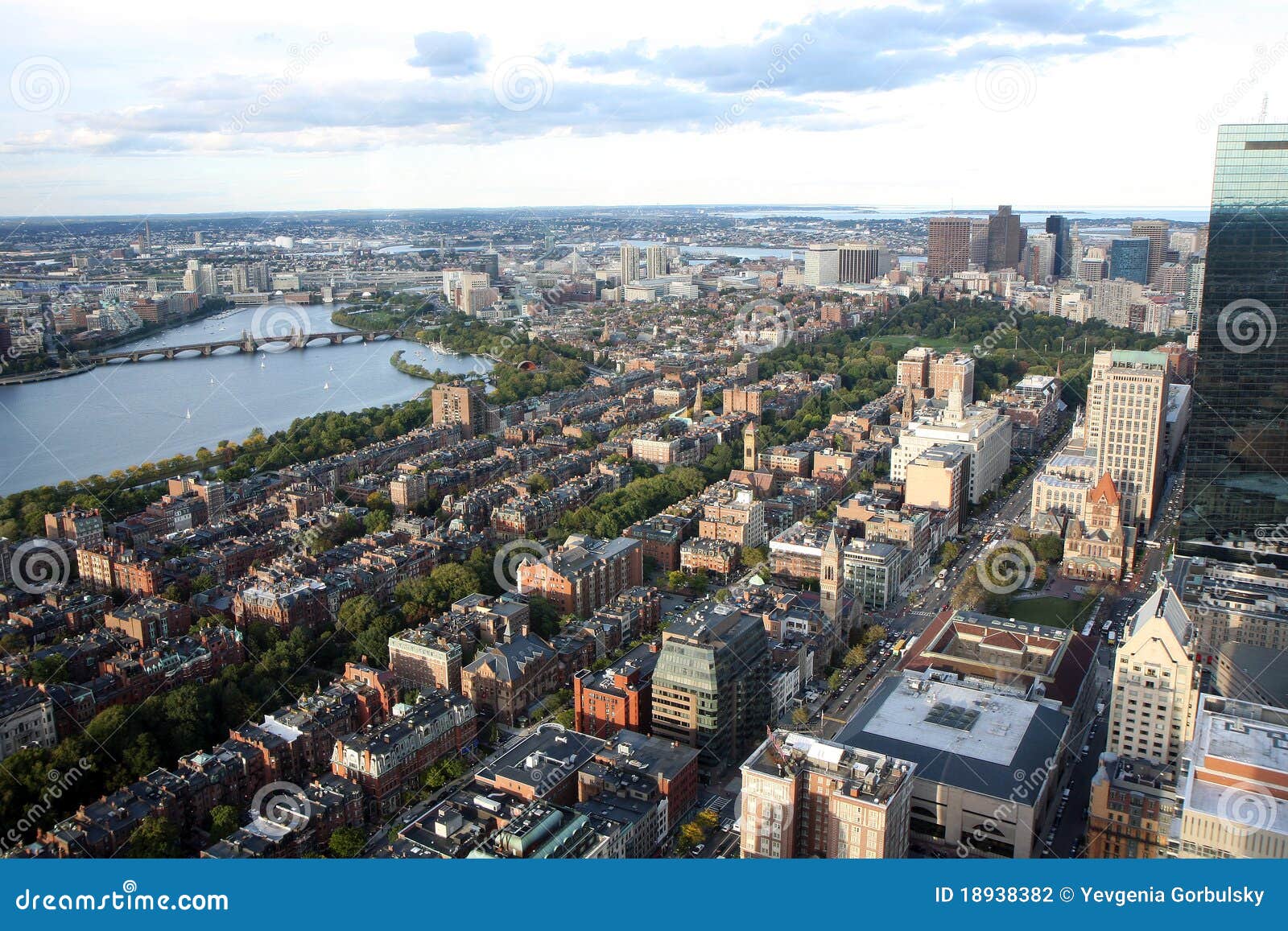 Boston center architecture stock photo. Image of science - 18938382