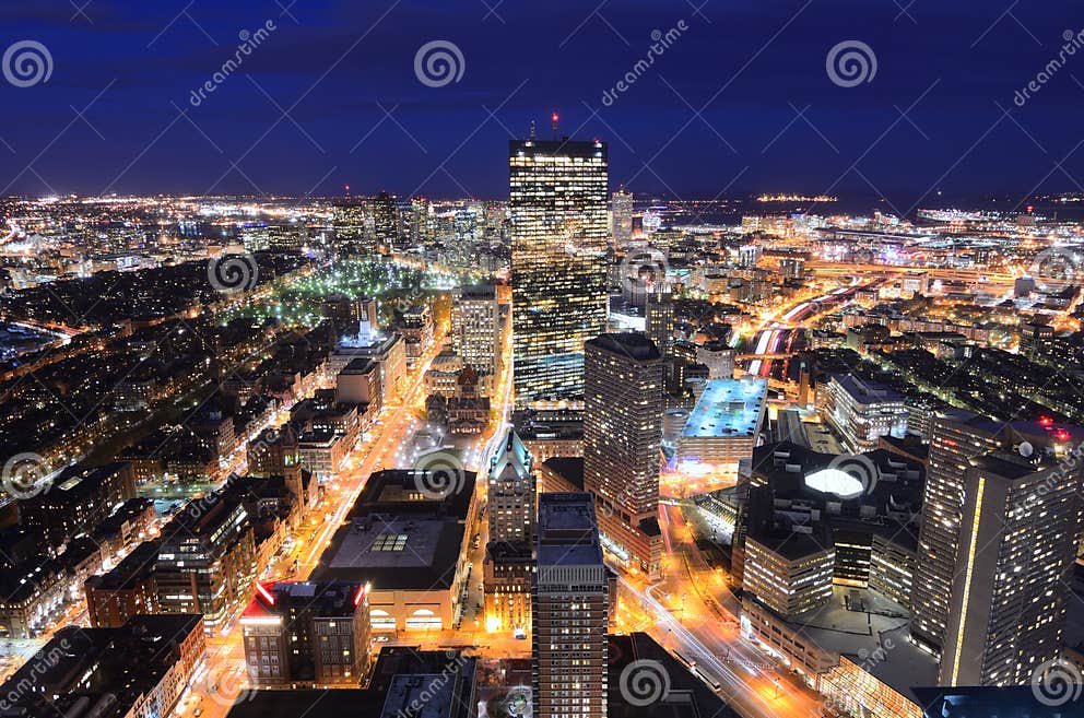 Boston Cityscape stock image. Image of district, business - 24233375