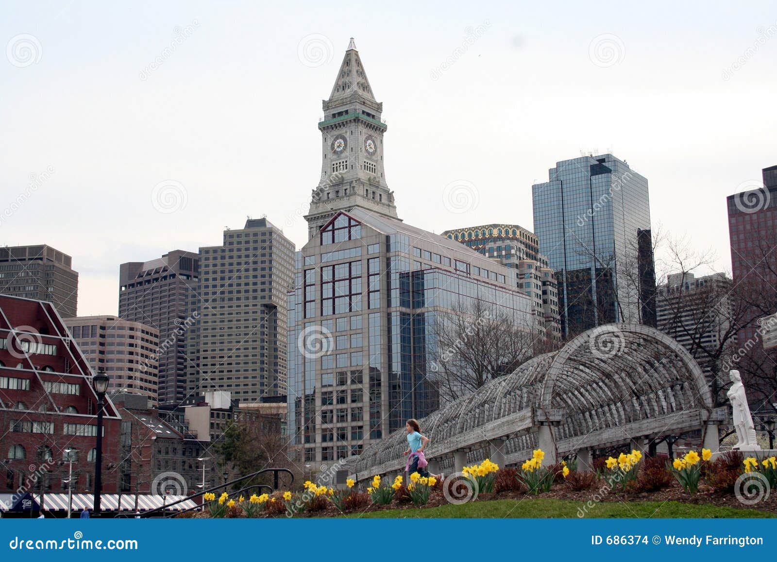 Boston Cityscape stock photo. Image of population, building - 686374