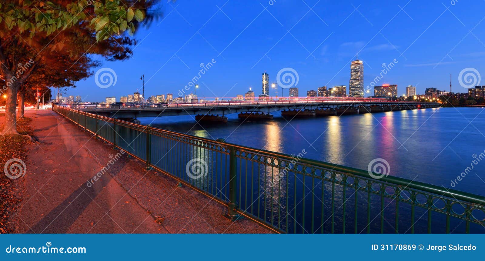 MIT And Harvard Bridge Royalty-Free Stock Image | CartoonDealer.com ...